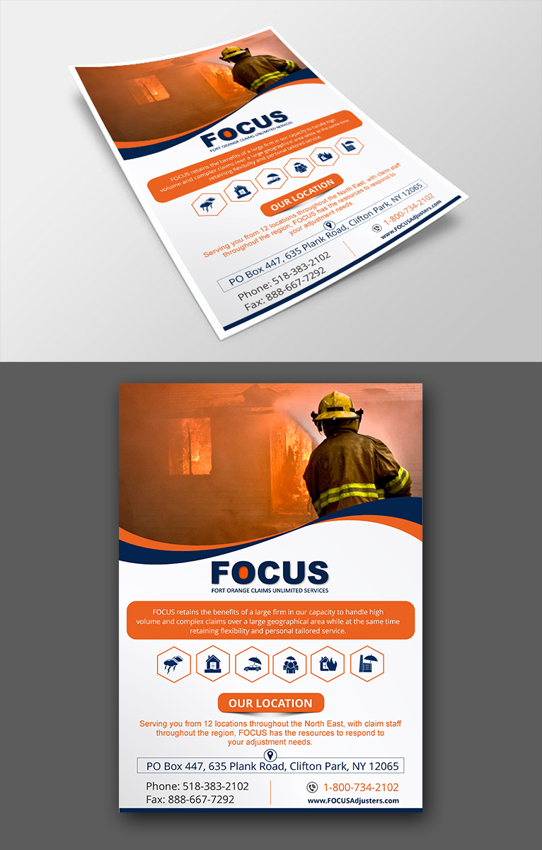 Elegant, Playful, Insurance Advertisement Design for Fort Orange Claim ...