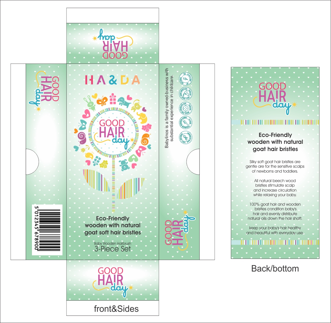 Elegant, Playful, Baby Packaging Design for Ha&Da by Ramaling Belkote ...