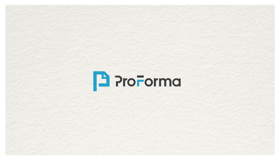 Modern, Professional, Startup Logo Design for Pro Forma by Sonya ...