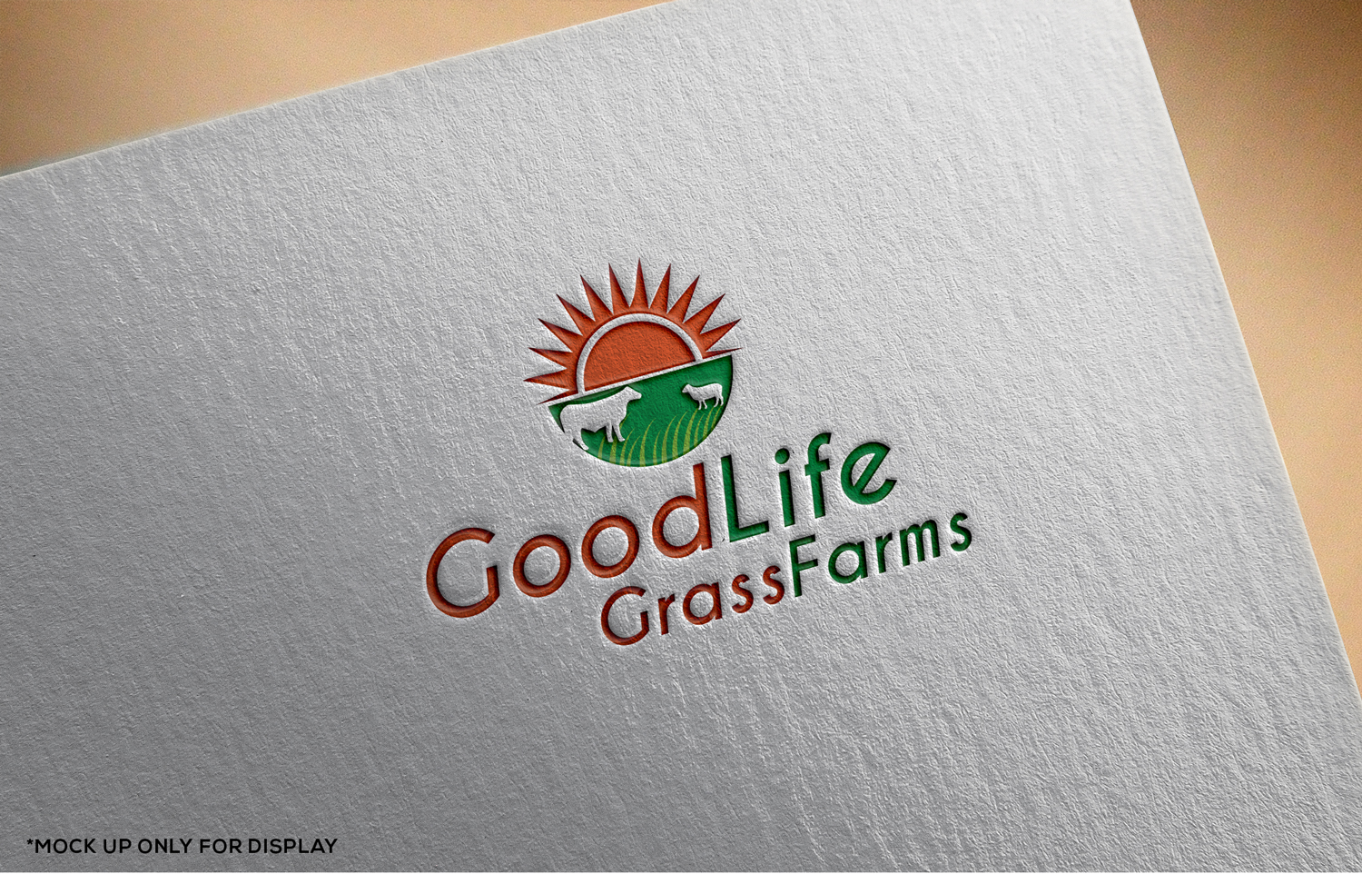 Modern, Personable, Farm Logo Design for Good Life Grass Farms by sonym ...