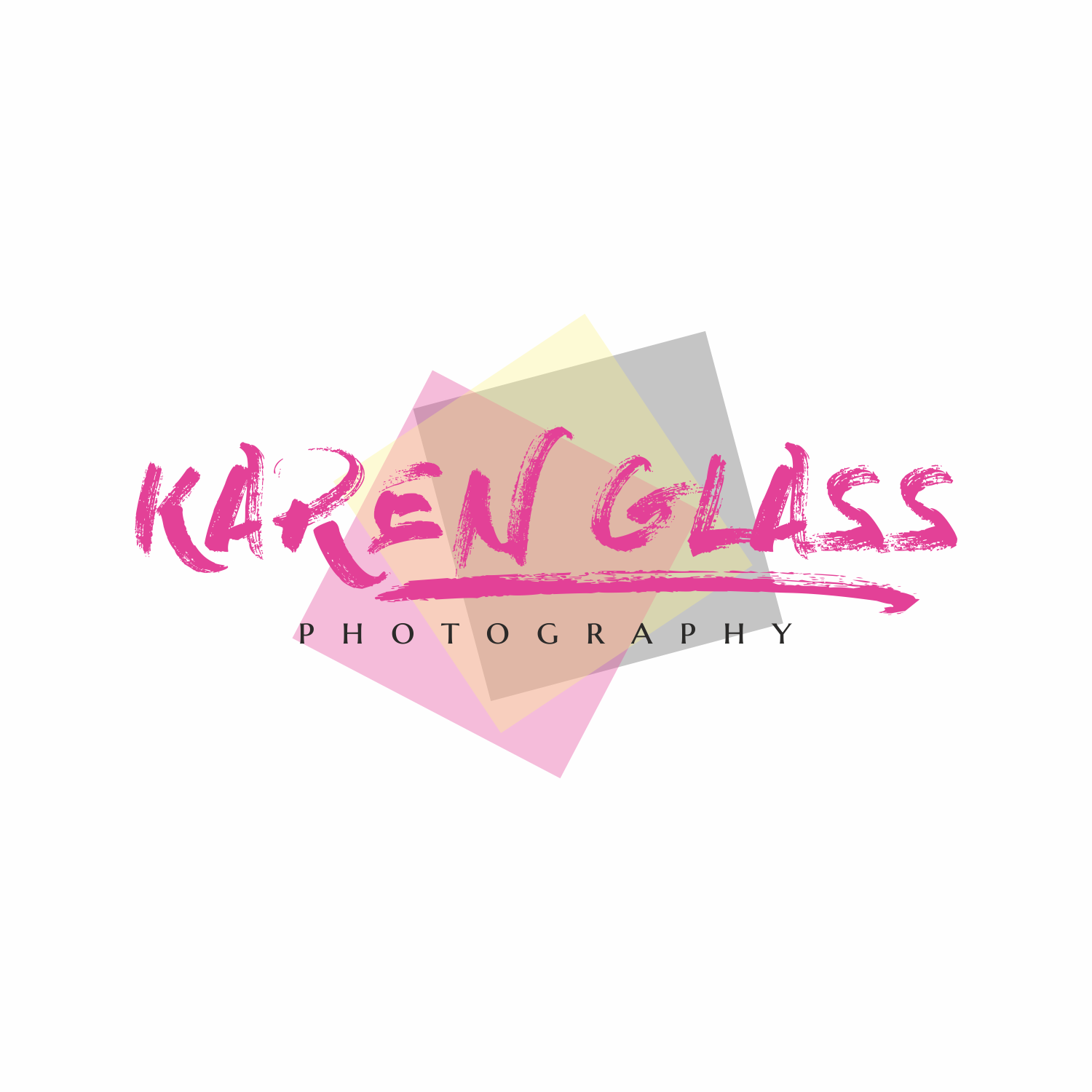 Colorful, Bold, Photographer Logo Design for Karen Glass Photography by ...
