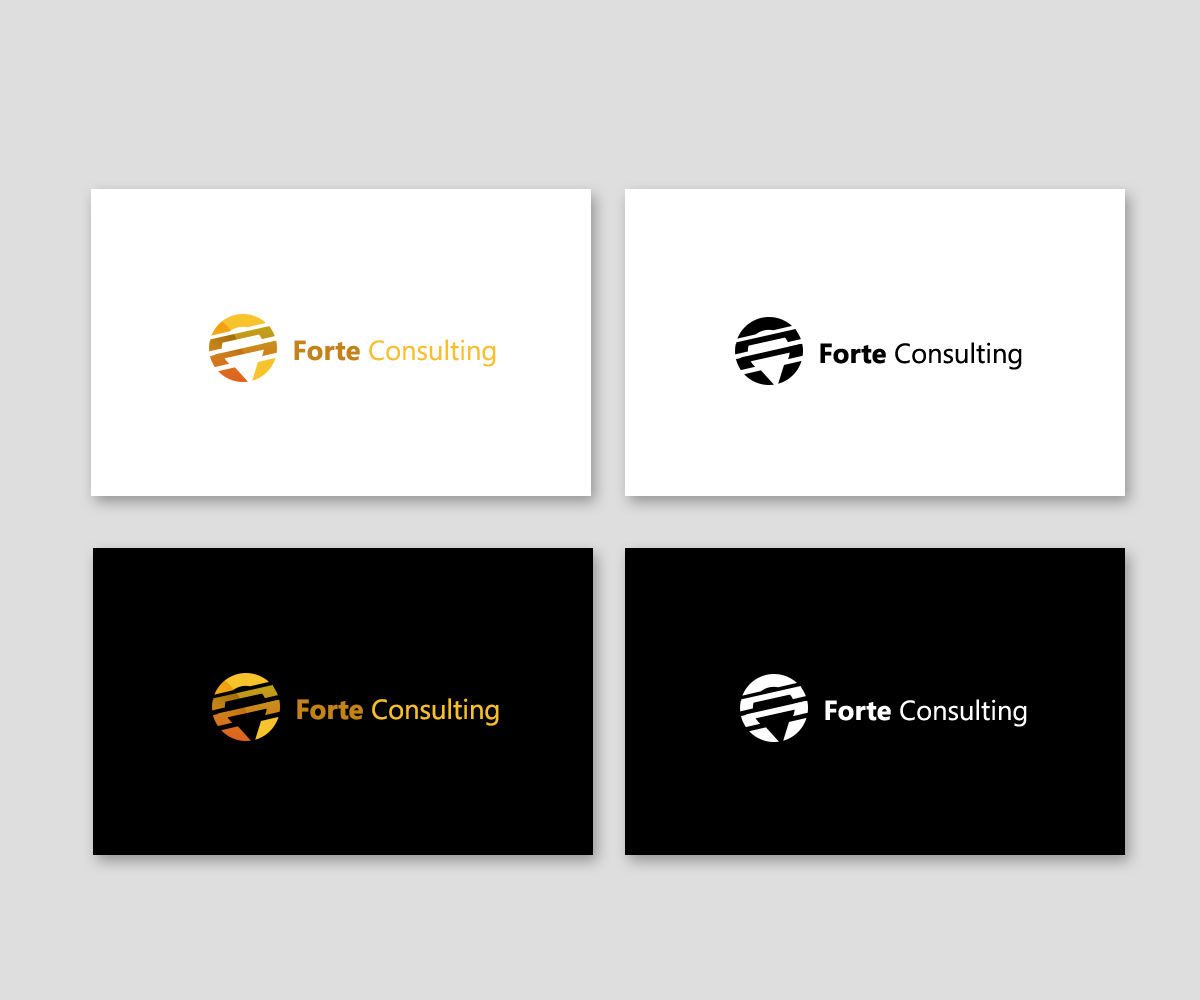 Bold, Modern, Consulting Logo Design for Forte Consulting by ...