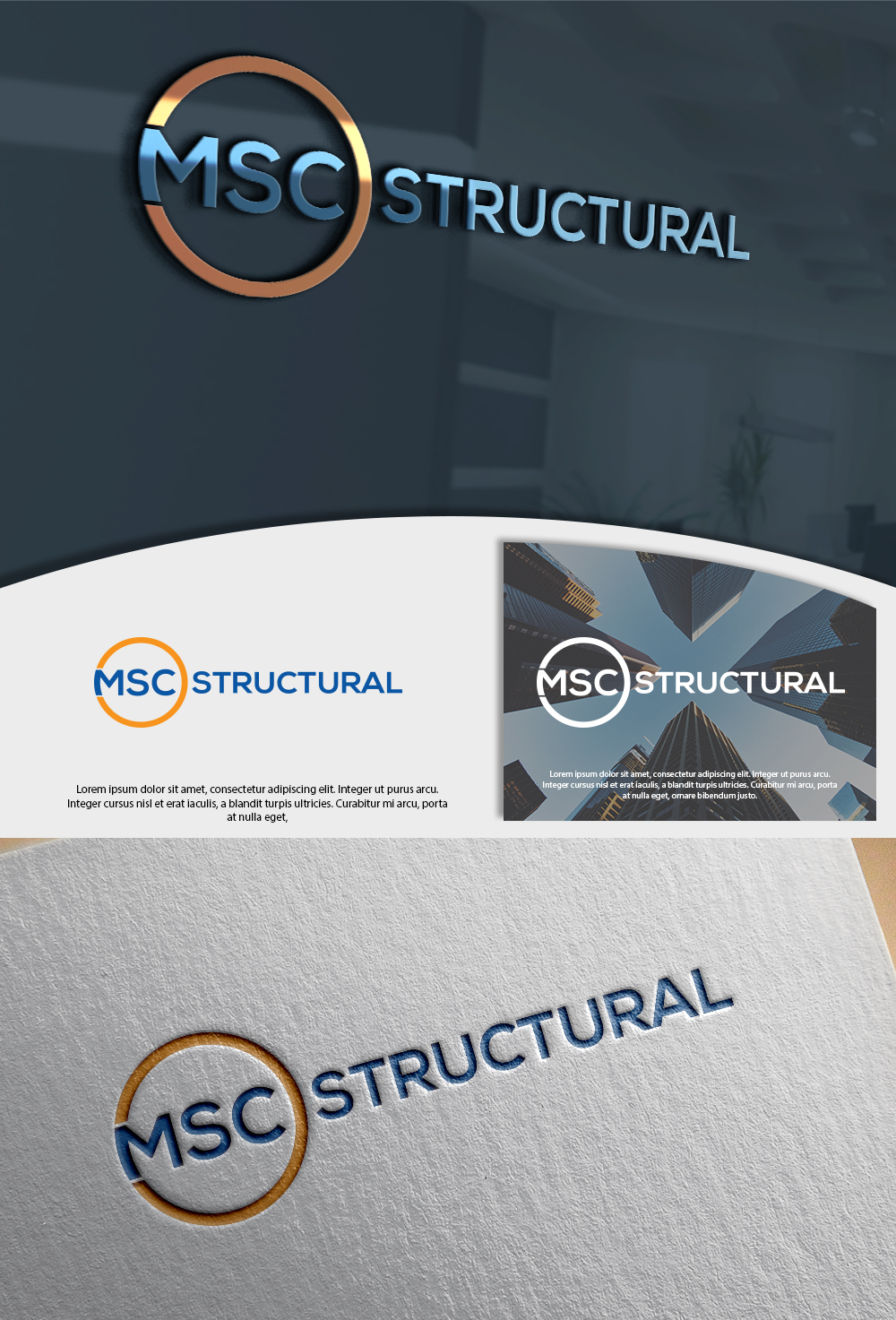 Modern, Playful, Metal Fabrication Logo Design for MSC STRUCTURAL by ...