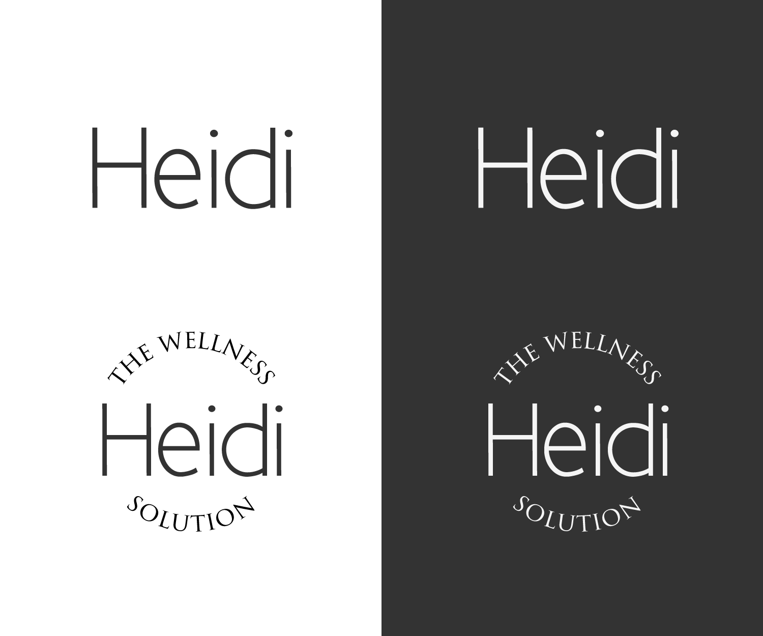 Modern, Elegant, Health And Wellness Logo Design for HEIDI The Wellness ...