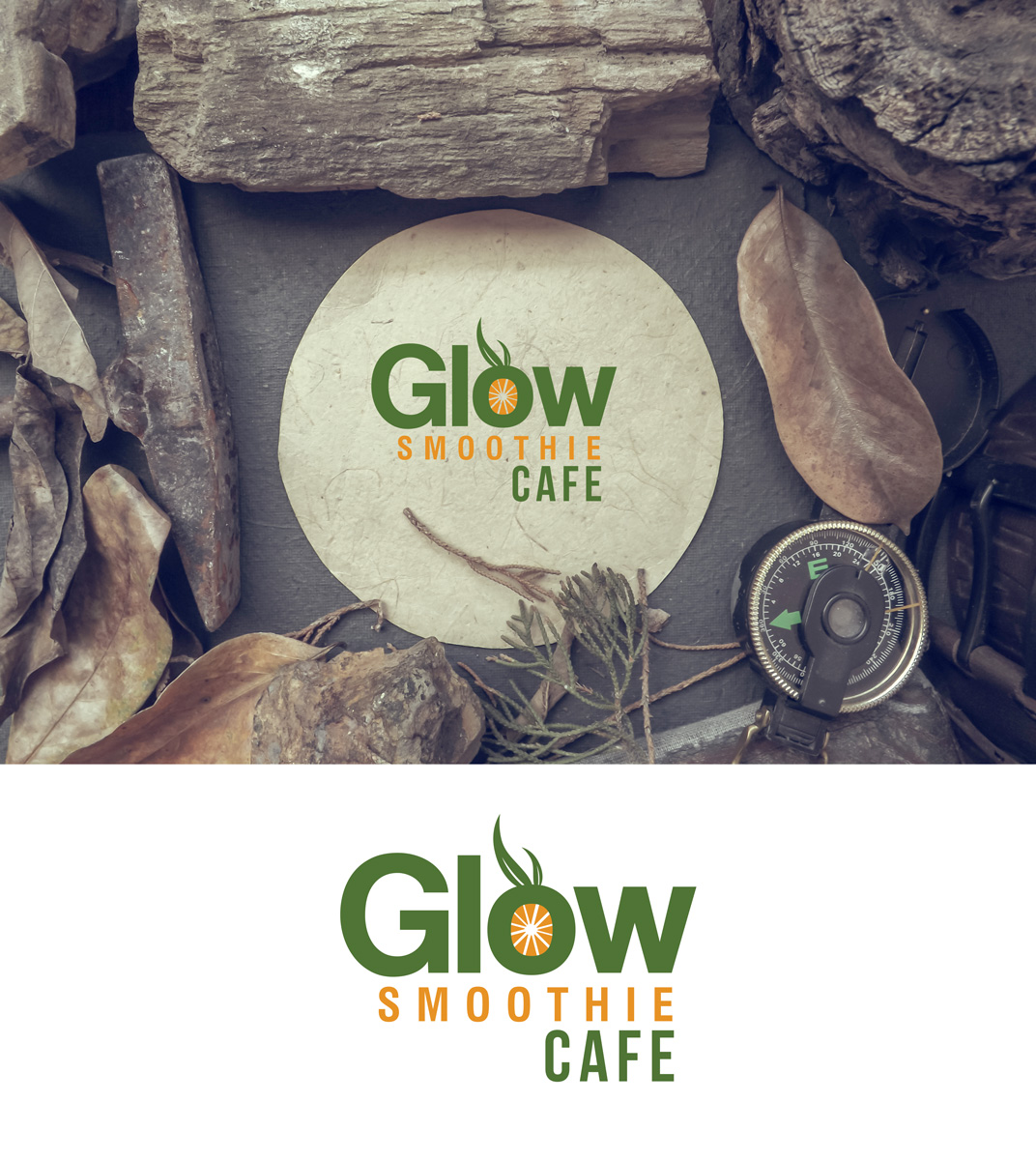 Modern, Upmarket, Cafe Logo Design for Glow Smoothie Cafe by Impressive ...