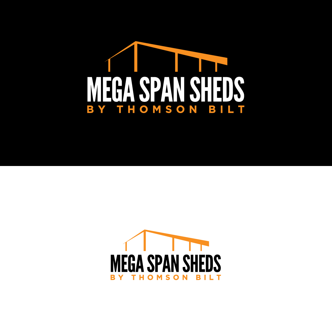 Bold, Playful, Construction Company Logo Design for MEGA SPAN SHEDS by ...