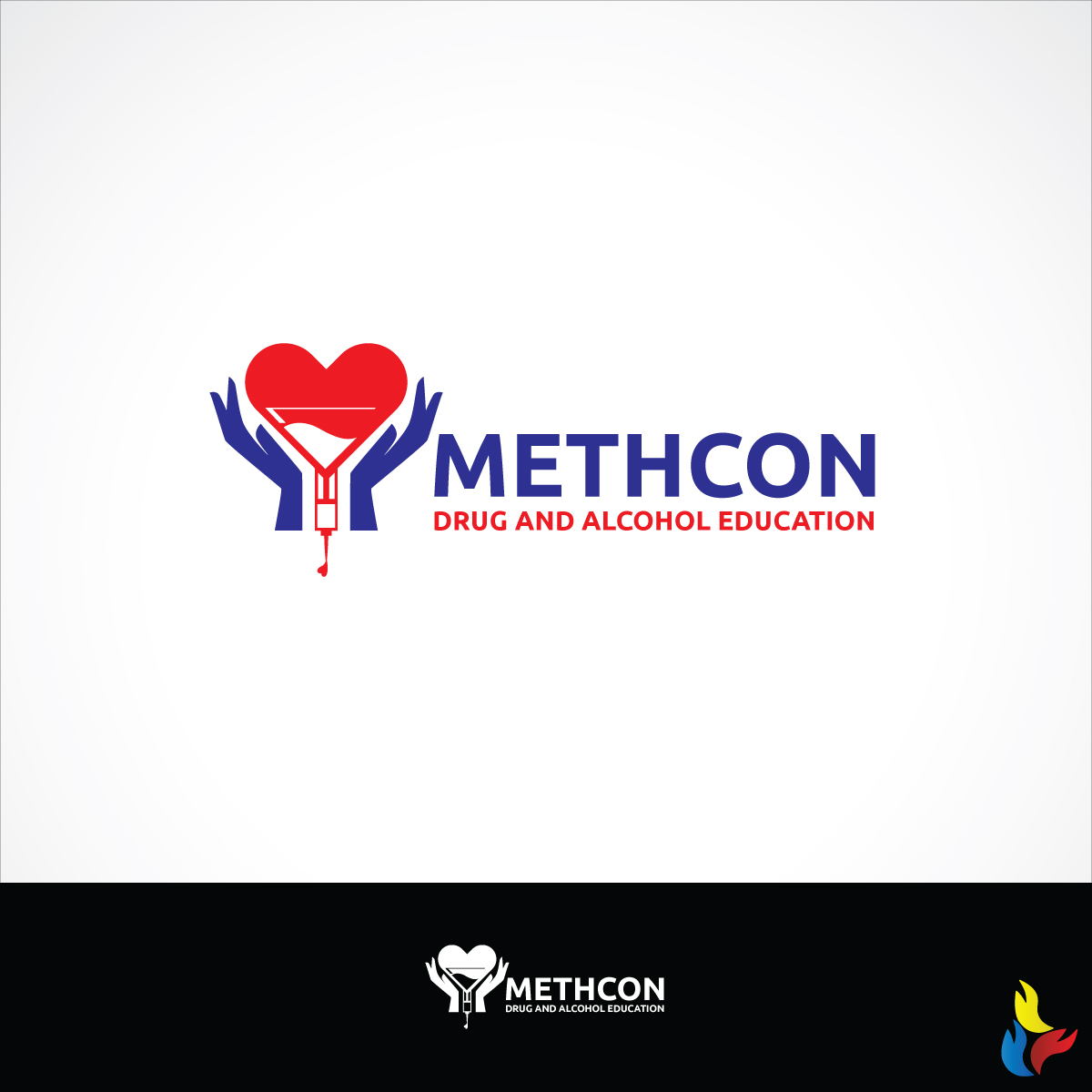 Modern, Serious, Education Logo Design for Methcon . Online Drug ...