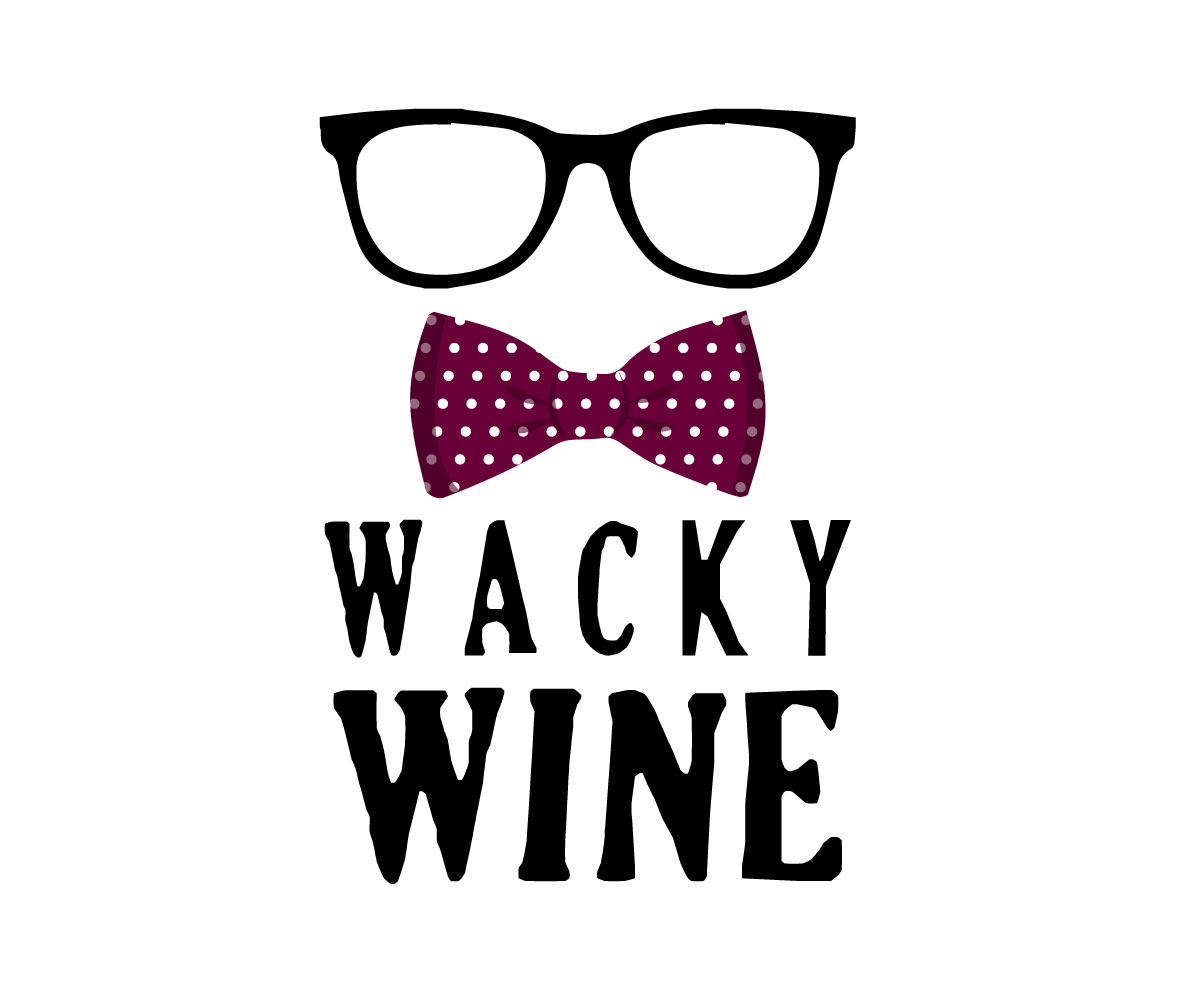 The Other Side Of Wine -Wacky Wine Logo Design | 3 Logo Designs for ...