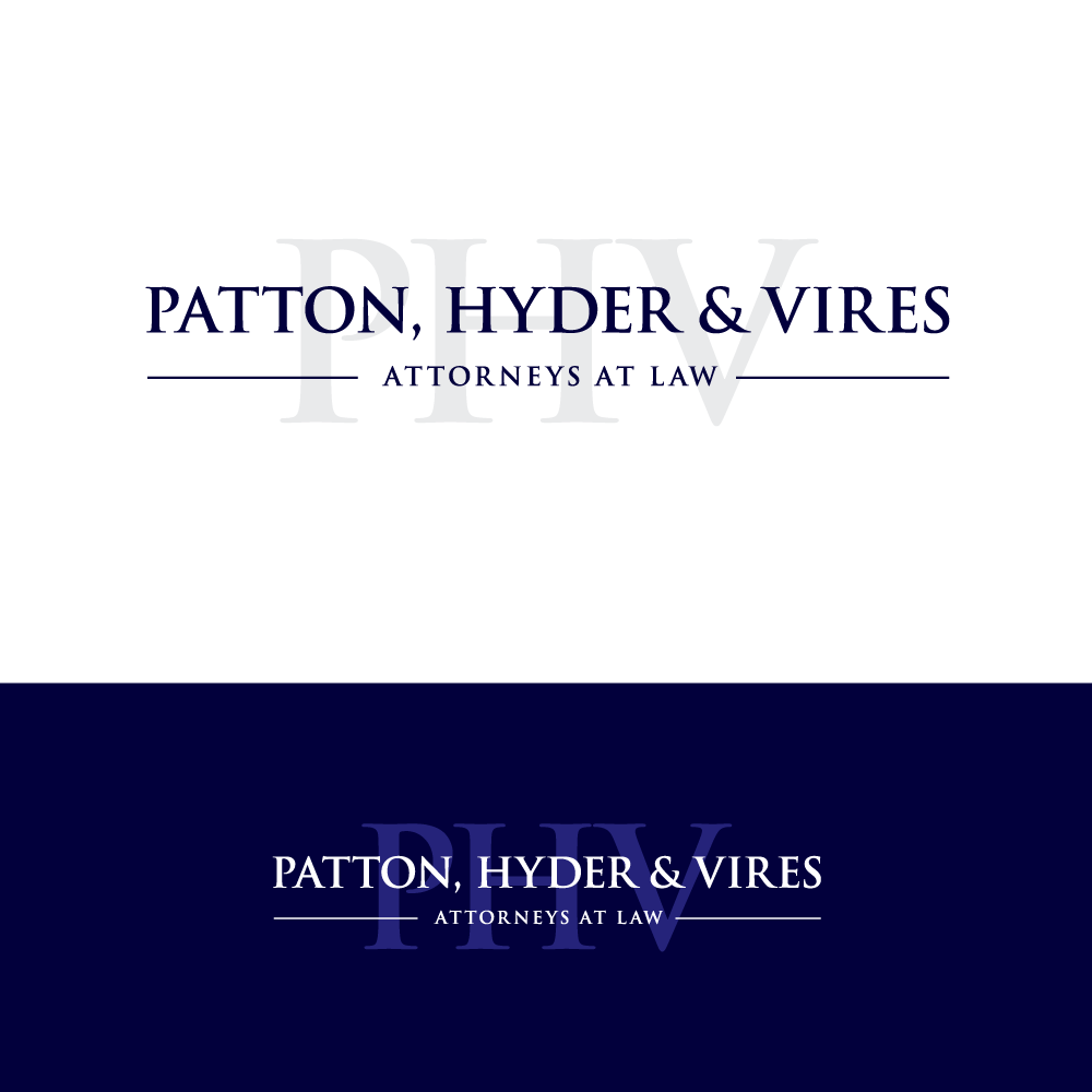 Elegant, Playful, Lawyer Logo Design for PATTON, HYDER & VIRES by H4R5Z ...