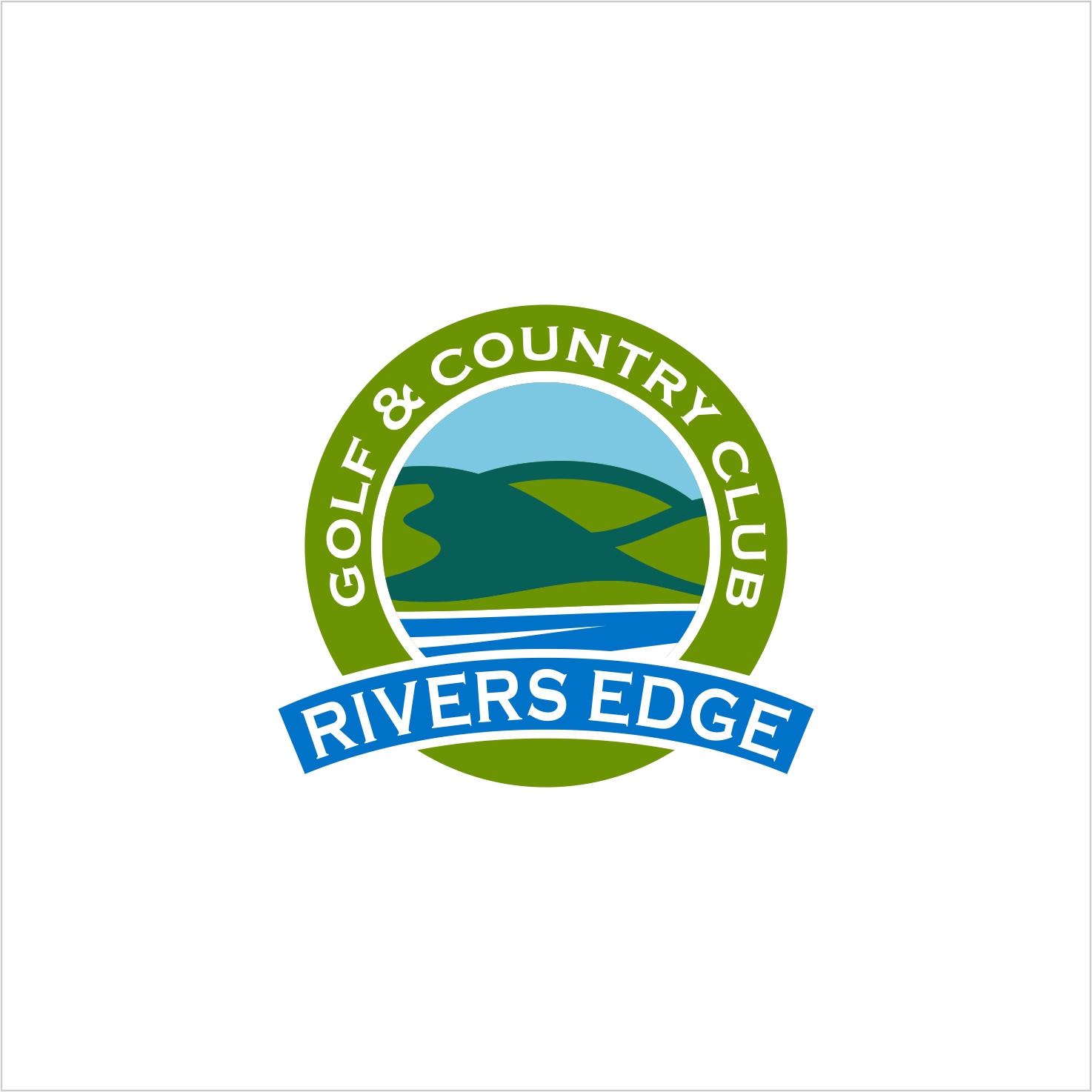 Serious, Professional, Golf Course Logo Design for Rivers Edge Golf and ...