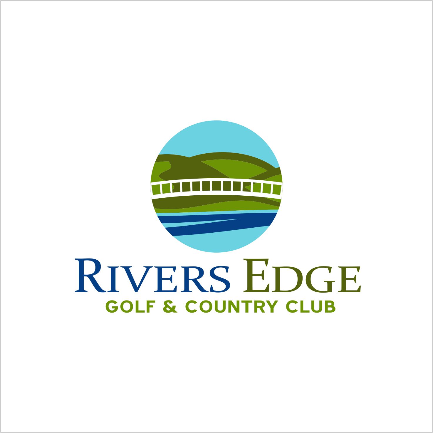 Serious, Professional, Golf Course Logo Design for Rivers Edge Golf and ...
