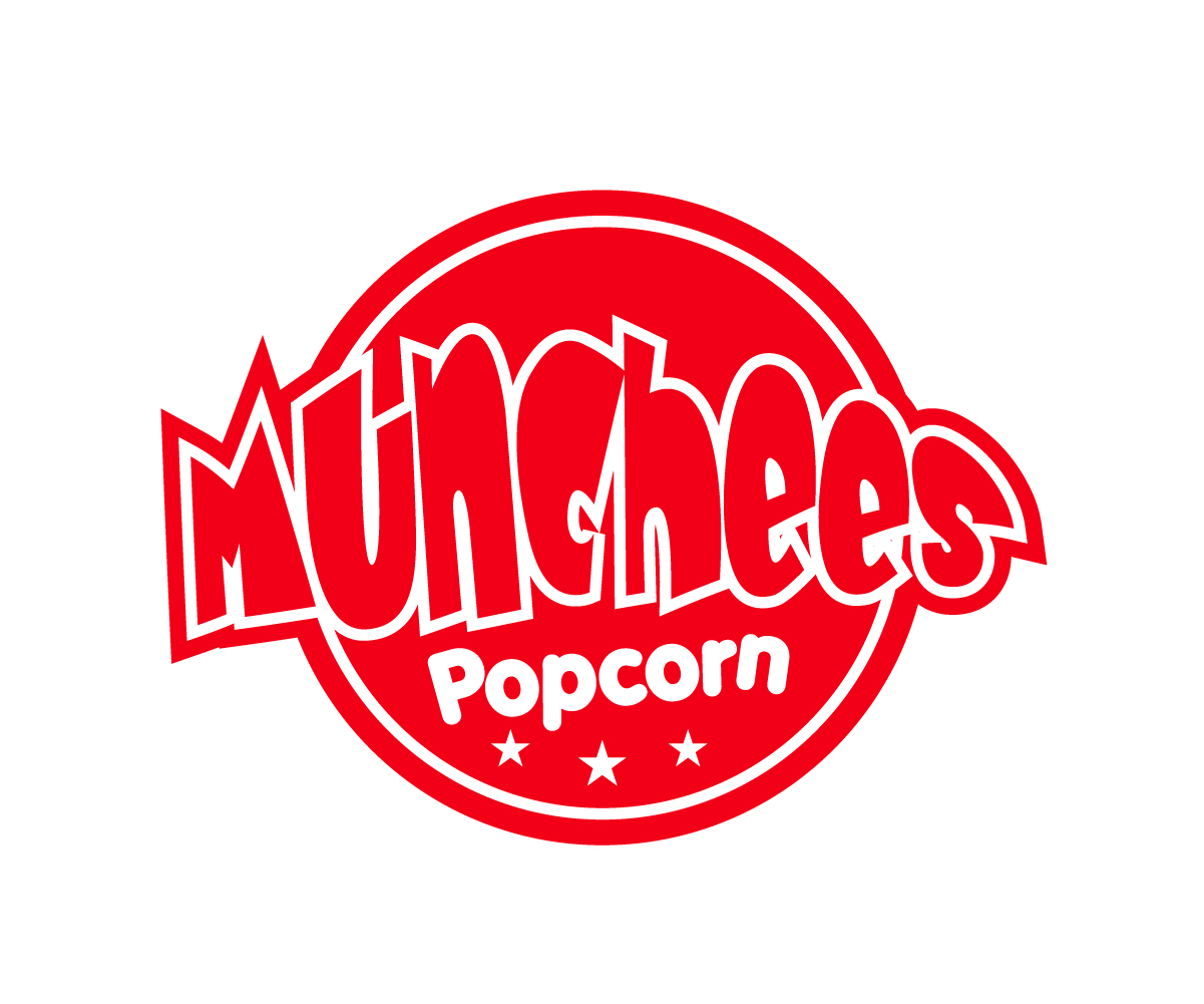 Playful, Modern, It Company Logo Design for Munchees Popcorn by Jay Design | Design #15196866
