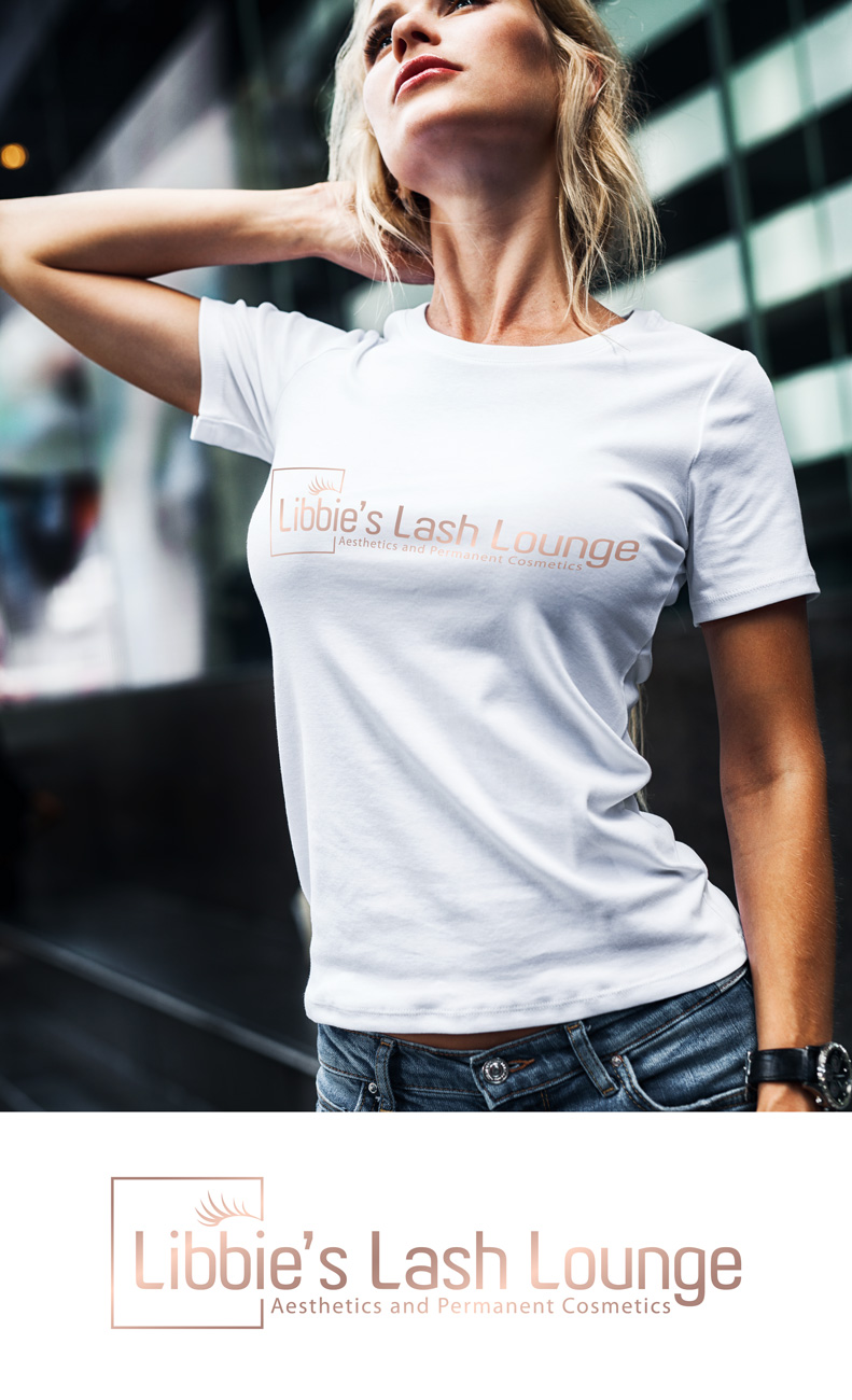 Bold, Masculine, Beauty Salon Logo Design for Libbie's Lash Lounge and ...