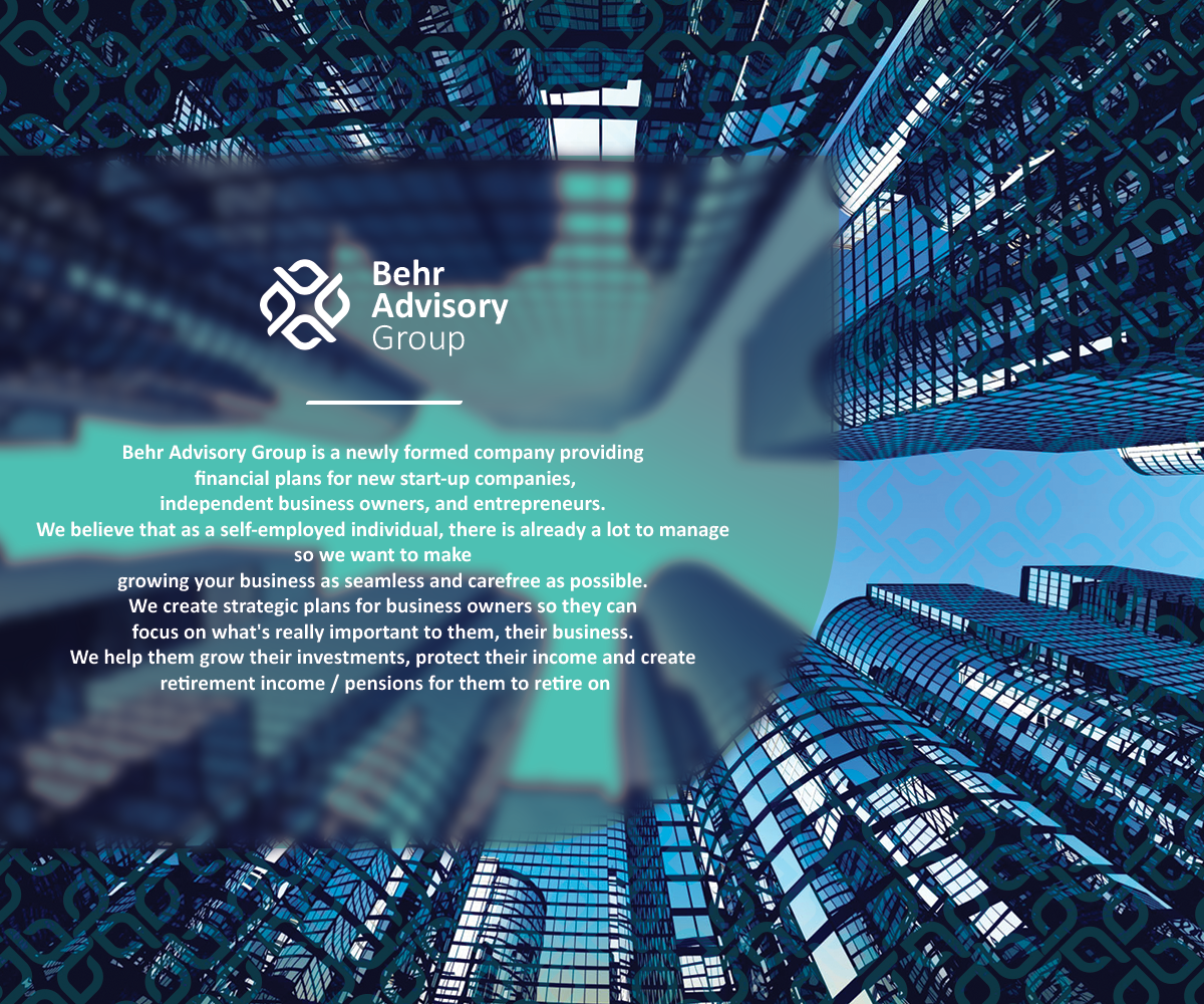 Modern, Playful, Financial Planning Logo Design for Behr Advisory Group ...