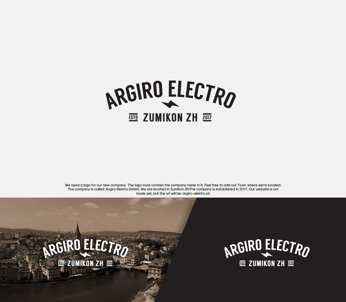 Upmarket, Masculine, Electric Company Logo Design for Minimal: Argiro ...