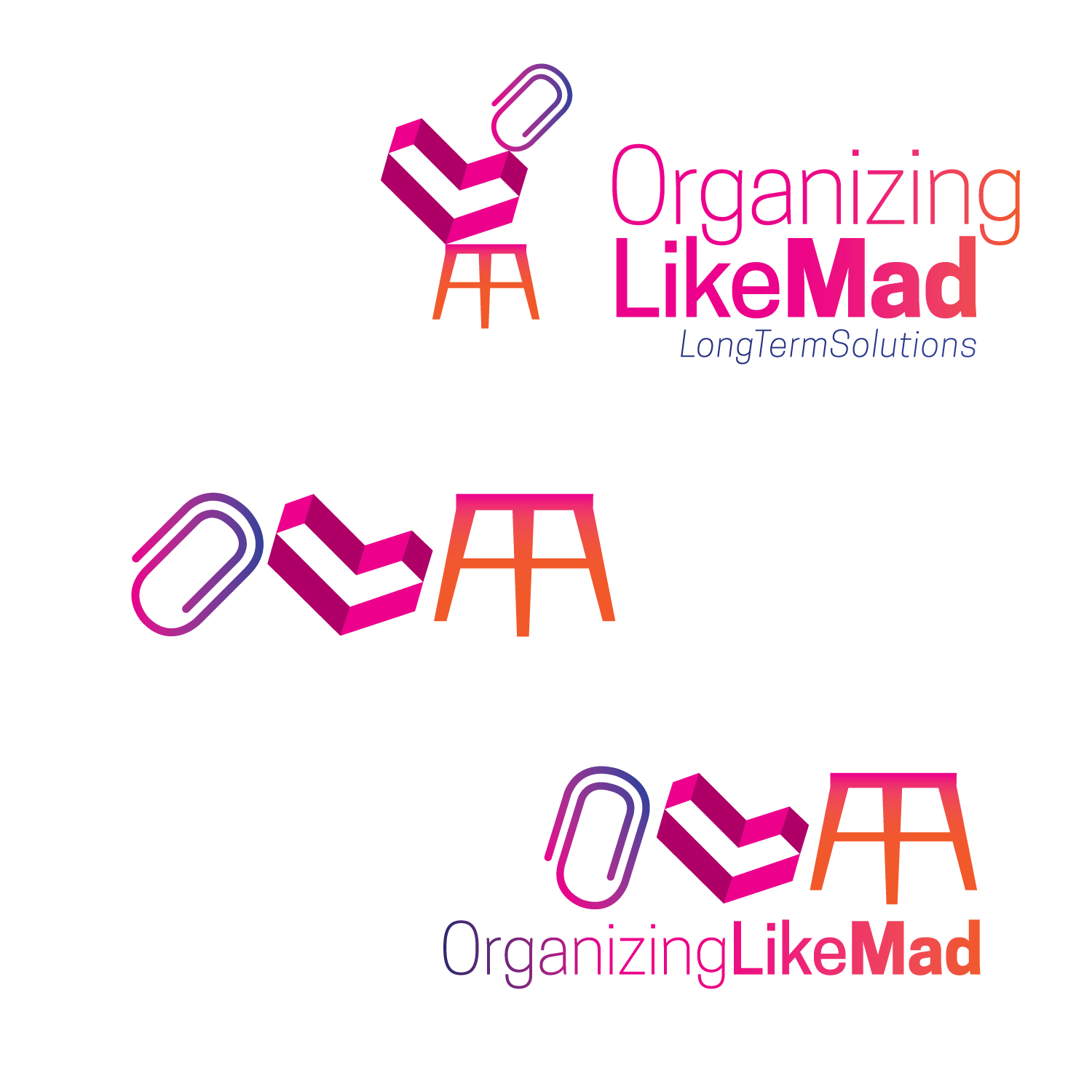 Playful, Modern, Business Logo Design for Organizing Like M.A.D. Long ...