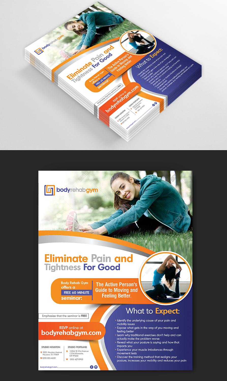 Bold, Serious, Health And Wellness Flyer Design for a Company by ESolz ...