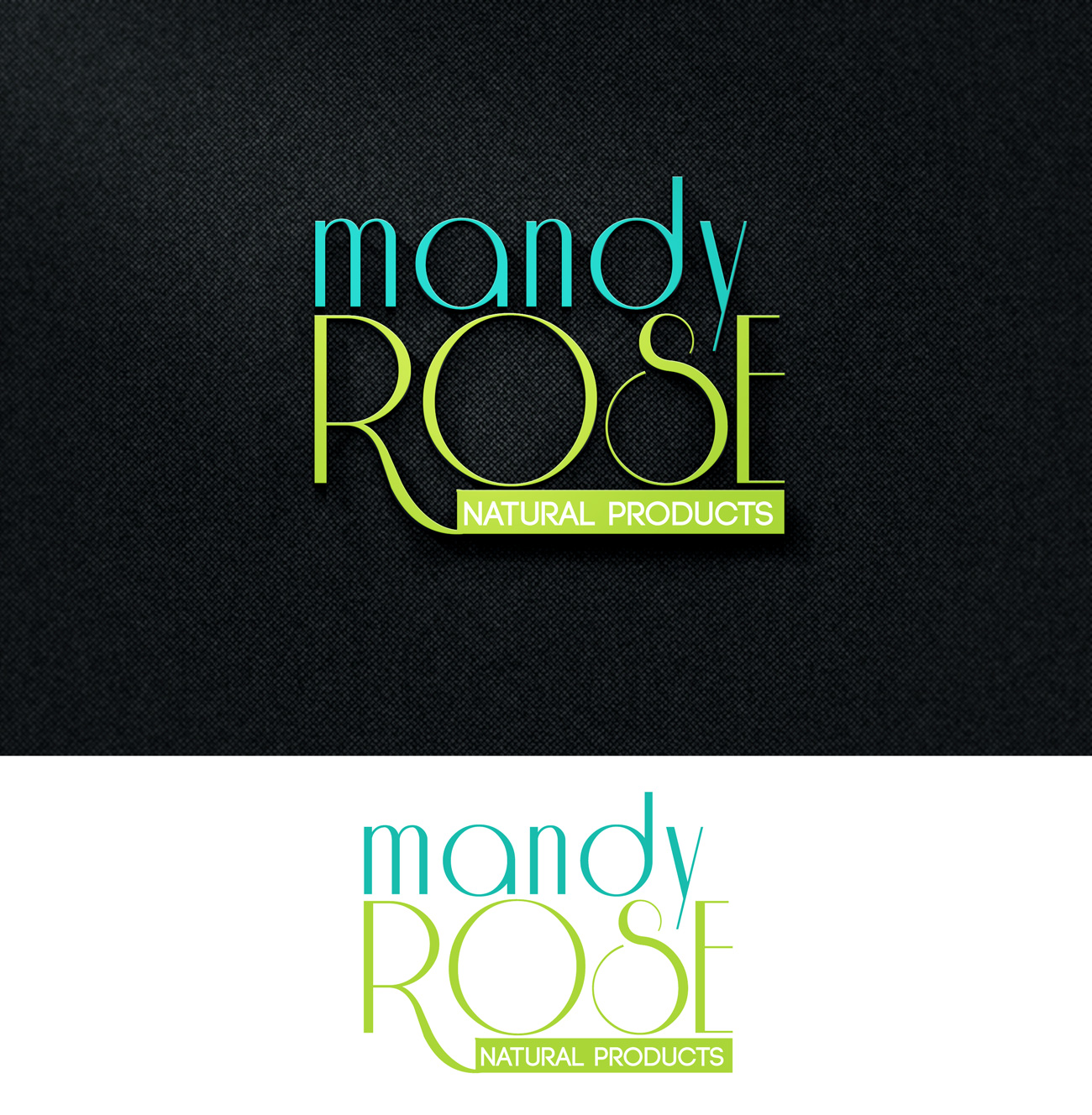 Modern, Elegant Logo Design for Mandy Rose Natural Products by ...