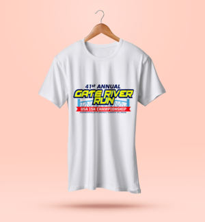 T-shirt design for The GATE River Run USA 15K Championship race | 56 T ...