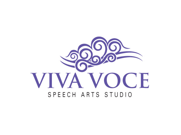Bold, Colorful, University Logo Design for "Viva Voce Speech Arts ...