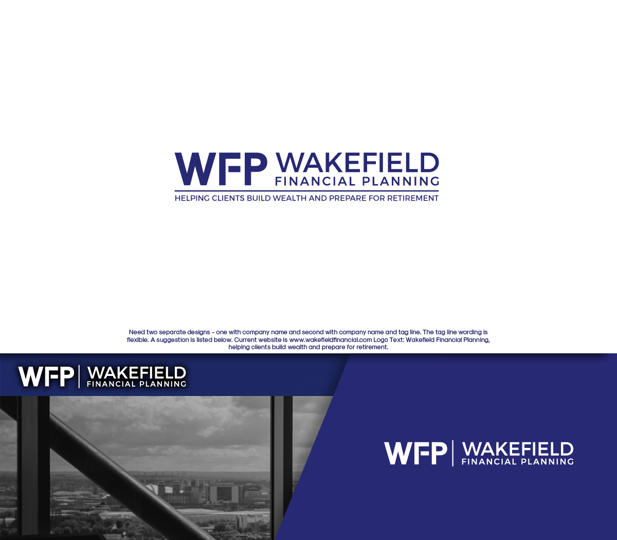 Traditional, Elegant Logo Design for Wakefield Financial Planning ...