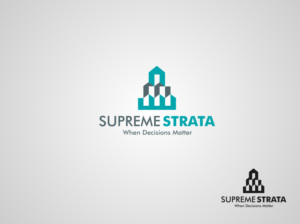 SUPREME STRATA - logo related to apartment building design | 12 Logo ...