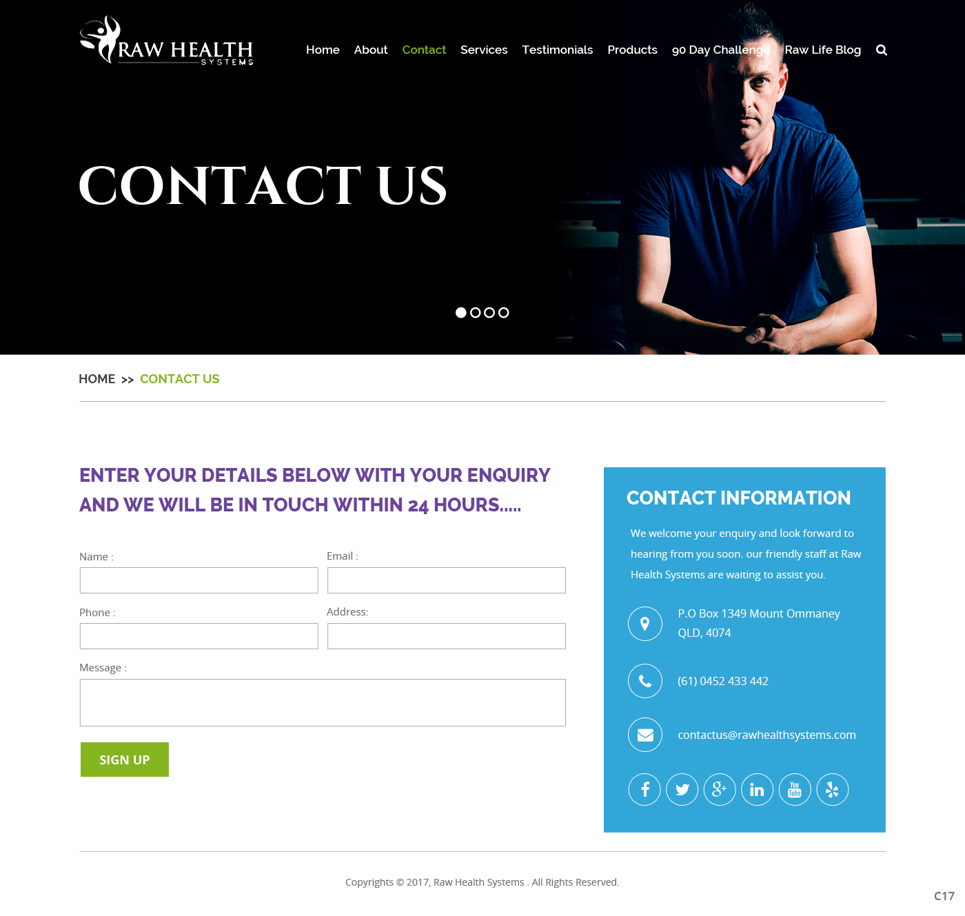 Elegant, Modern, Health And Wellness Web Design for Raw Health Systems ...