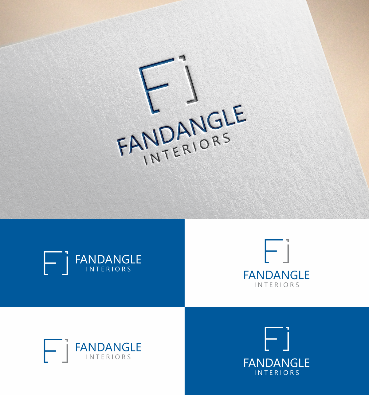 Upmarket, Playful, Retail Logo Design for Fandangle interiors by MKR ...
