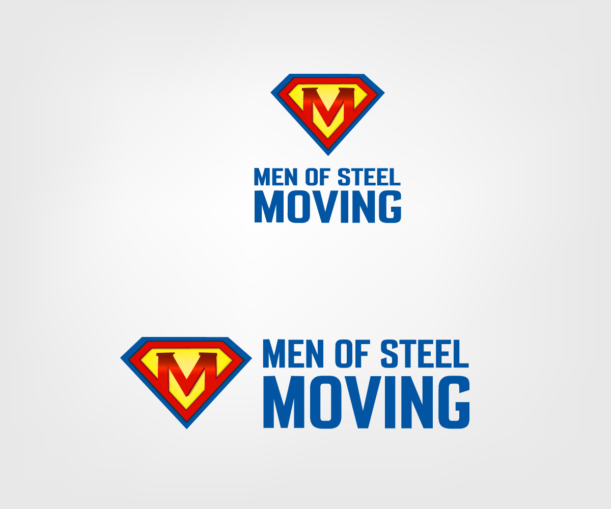 Moving Business Super Man style Logo Redesign | 18 Logo Designs for Men ...