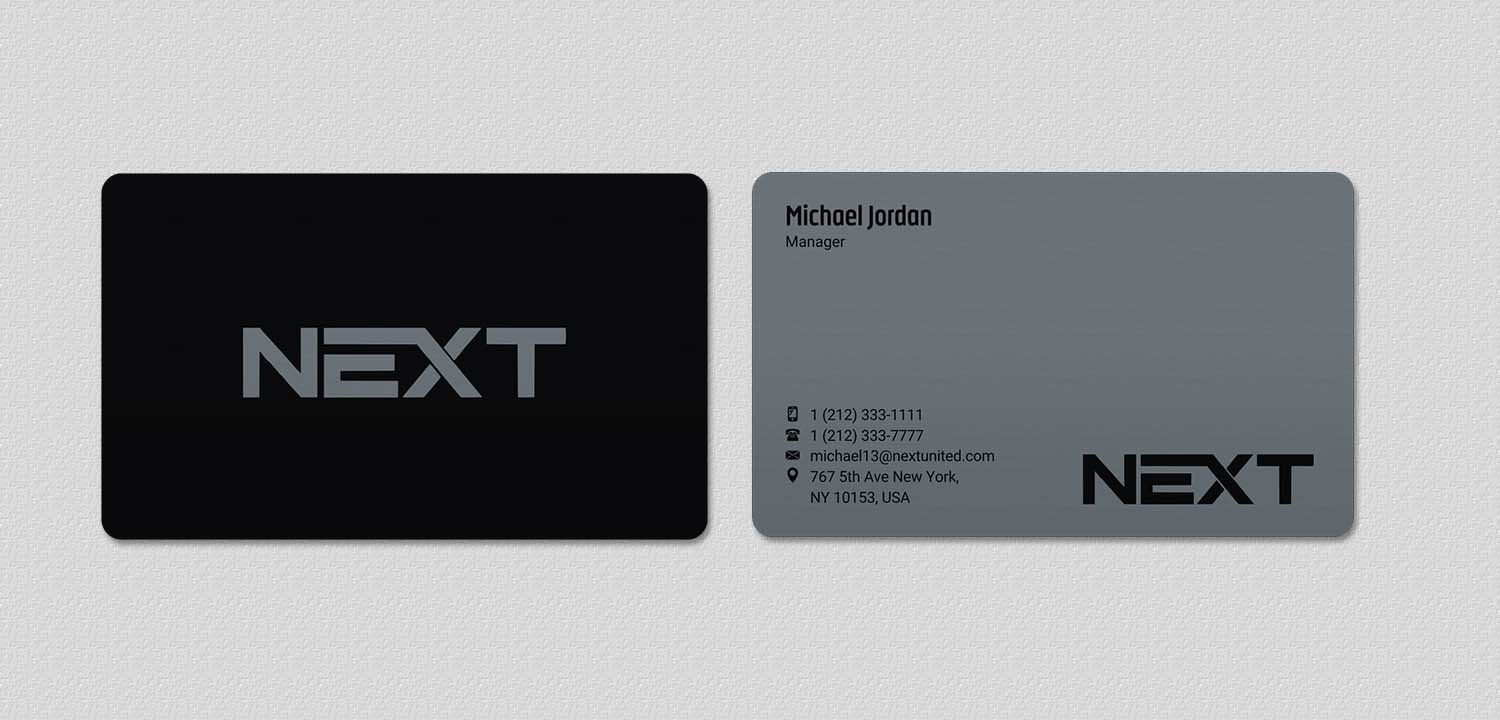Elegant, Playful Business Card Design for a Company by INDIAN_Ashok ...
