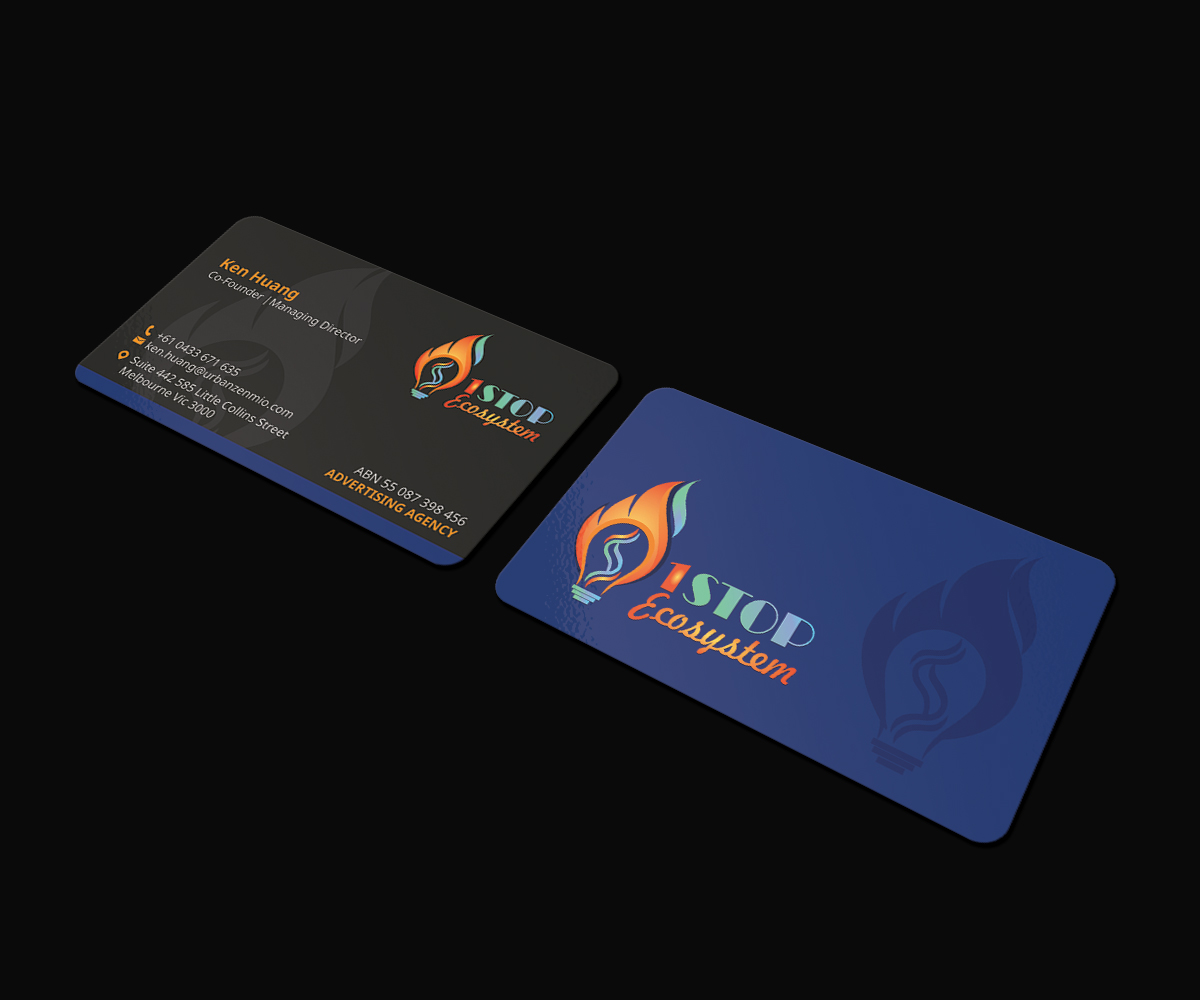 Upmarket, Modern, Advertising Business Card Design for a Company by ...