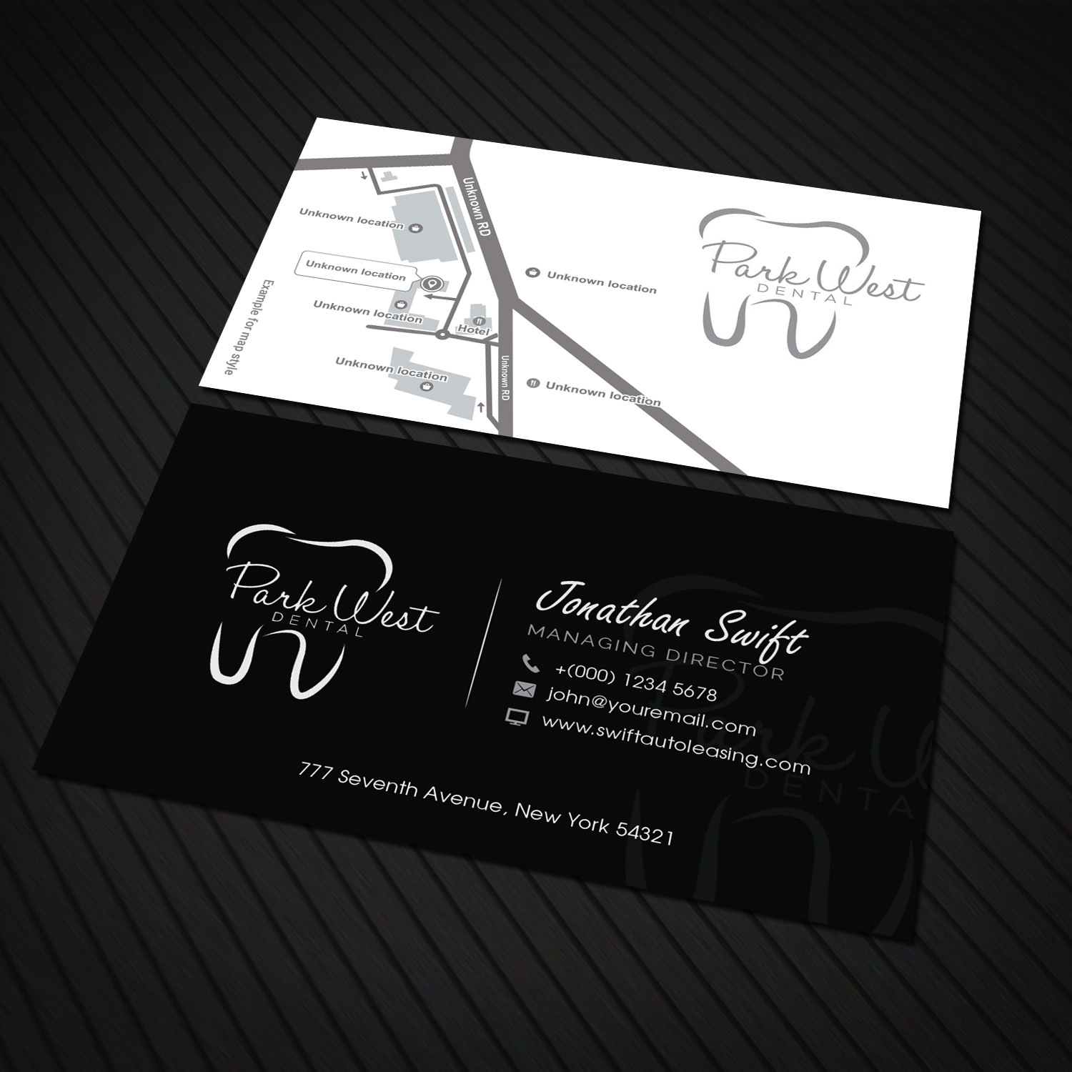 Cool Examples Of Dental Business Cards