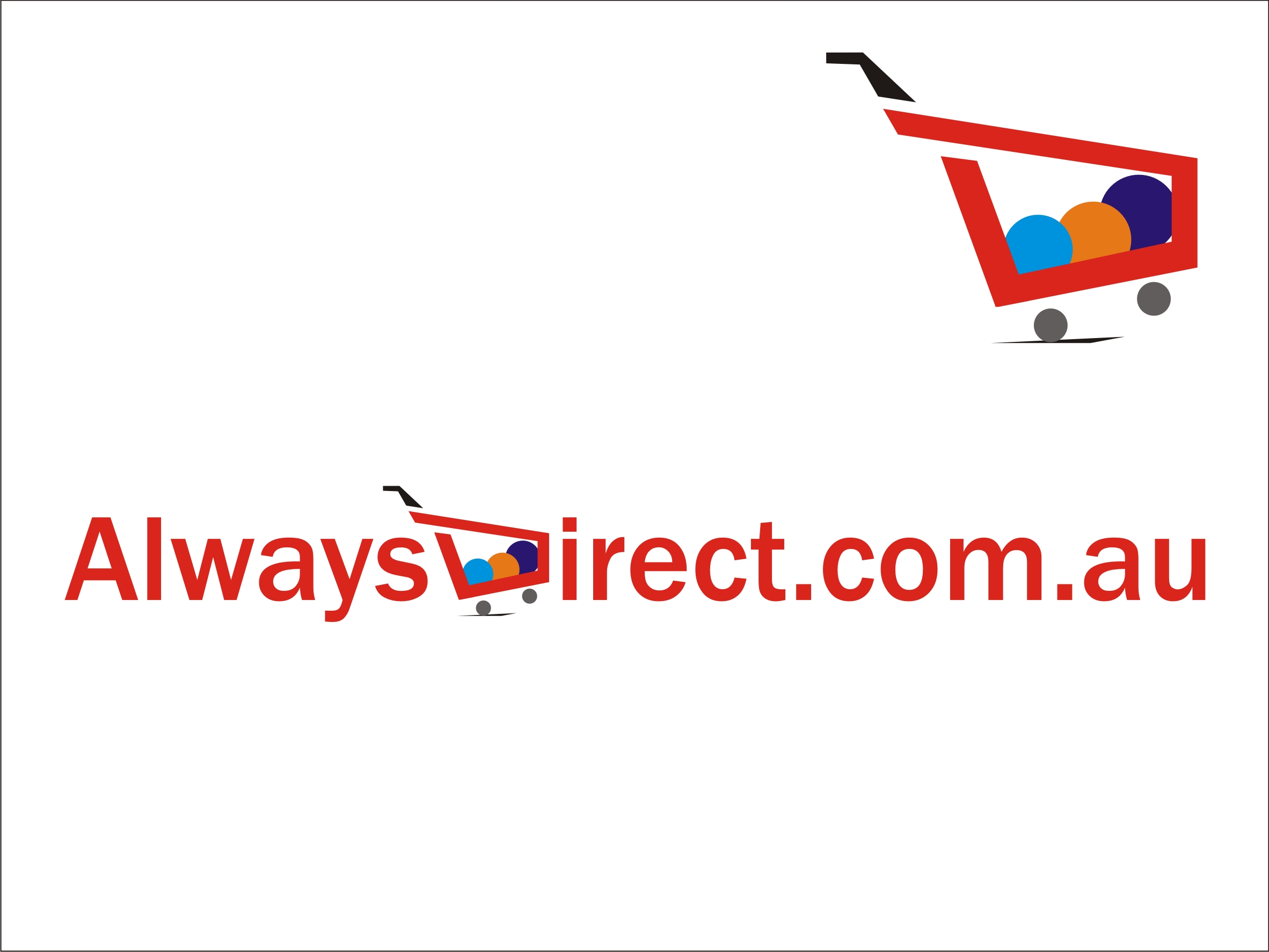 Online Logo Design for AlwaysDirect.com.au (A and D must be in capital ...