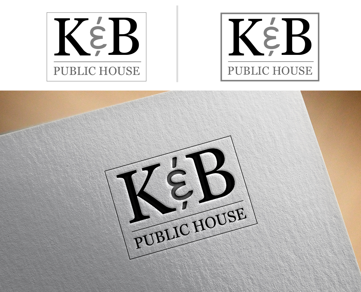 Modern, Serious, Restaurant Logo Design for K&B Public House by A ...