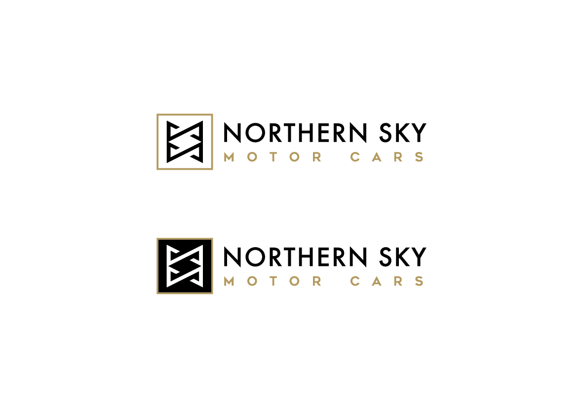 Serious, Modern, Automotive Logo Design for Northern Sky Motor Cars by ...