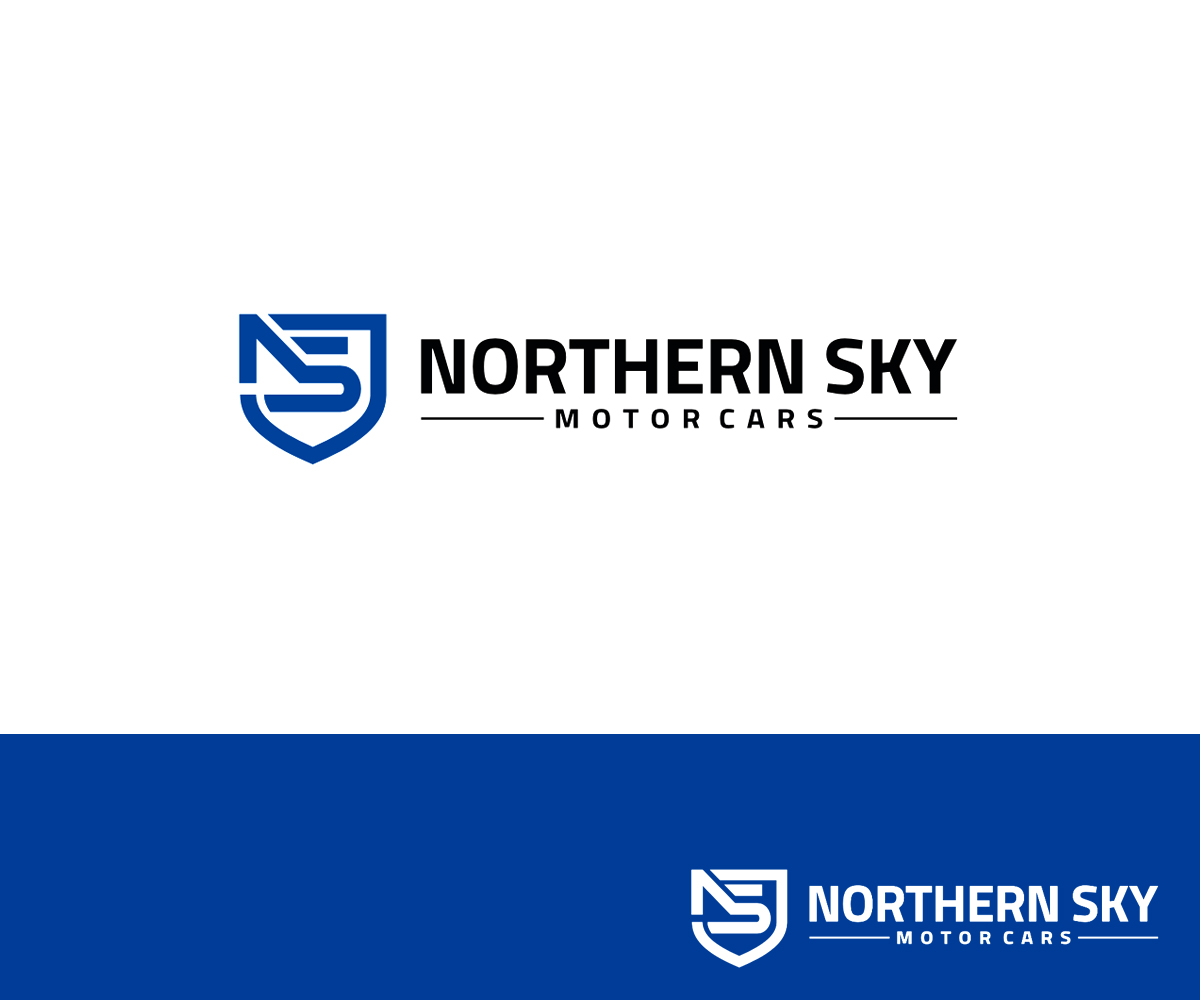 Serious, Modern, Automotive Logo Design for Northern Sky Motor Cars by ...