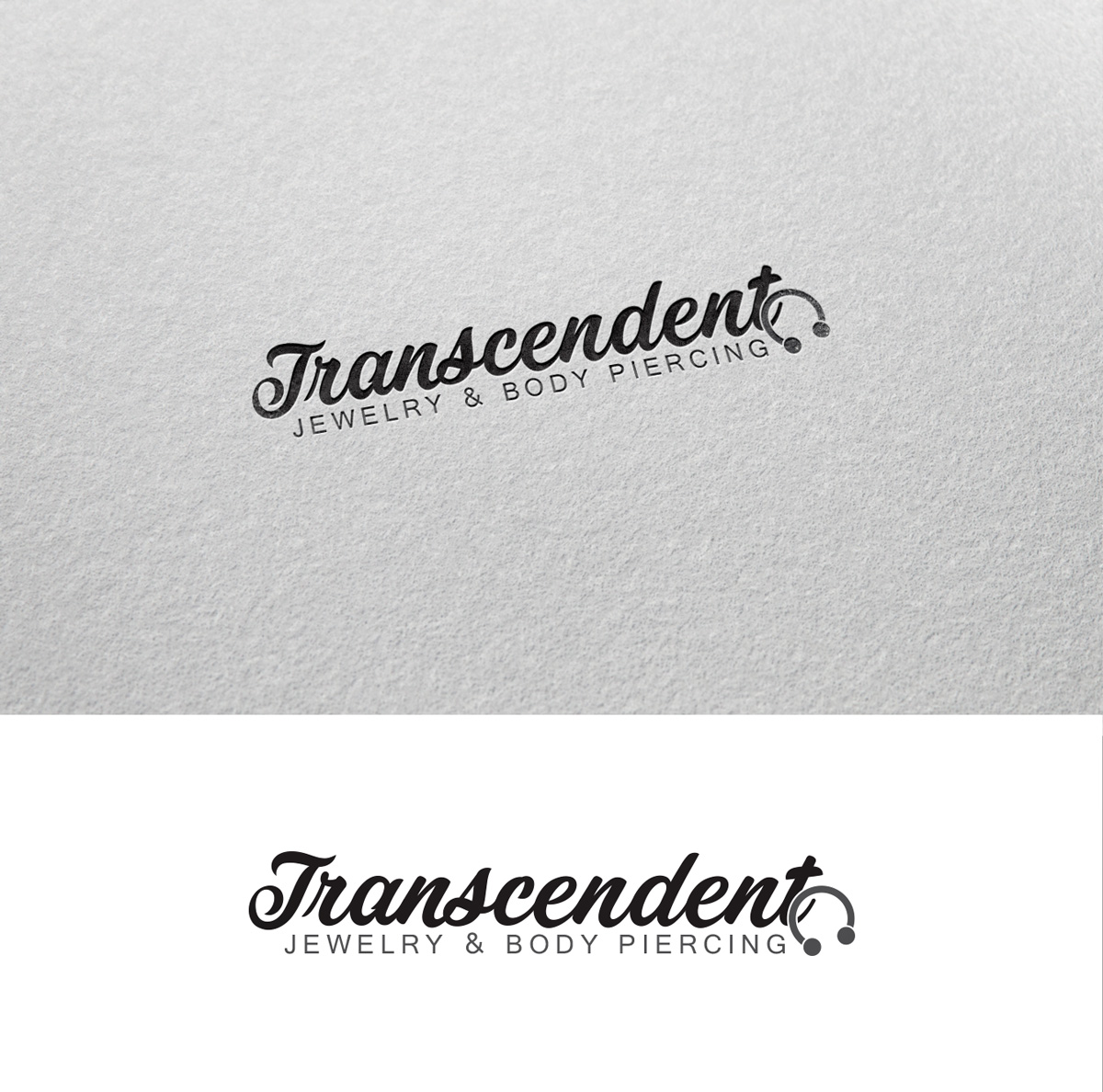 Elegant, Feminine, Piercing Logo Design for Transcendent Jewelry & Body ...