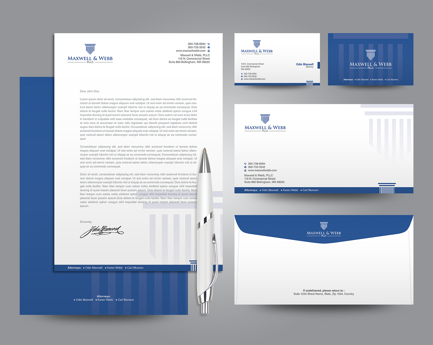 Professional, Serious, Law Firm Stationery Design for Precedent Forms ...