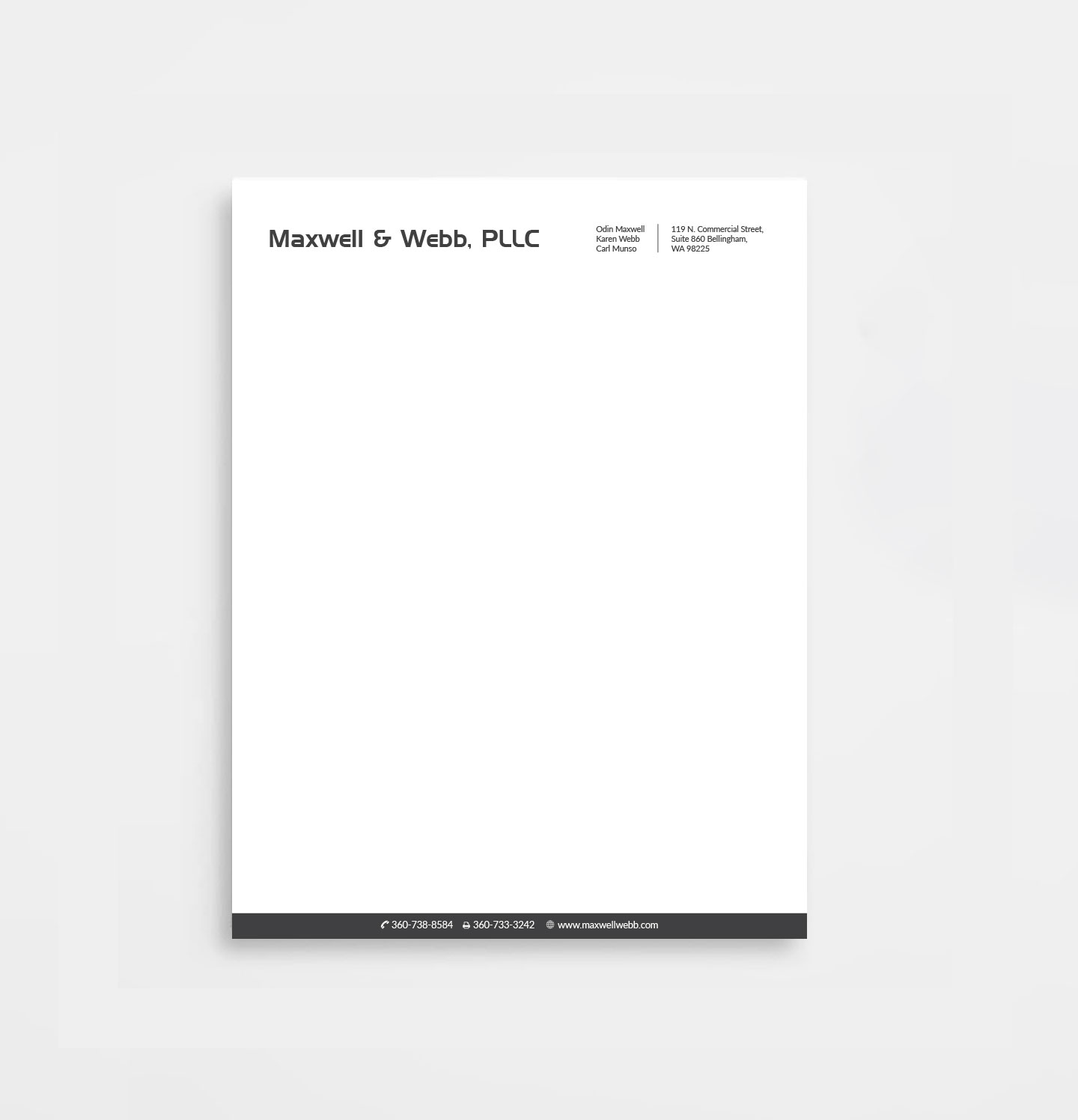 Professional, Serious, Law Firm Stationery Design for Precedent Forms ...