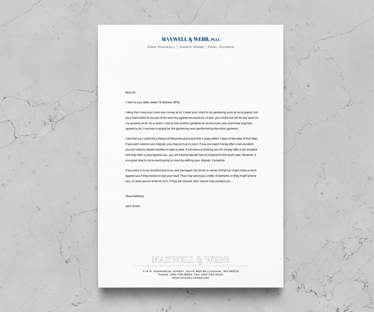 Professional, Serious, Law Firm Stationery Design for Precedent Forms ...