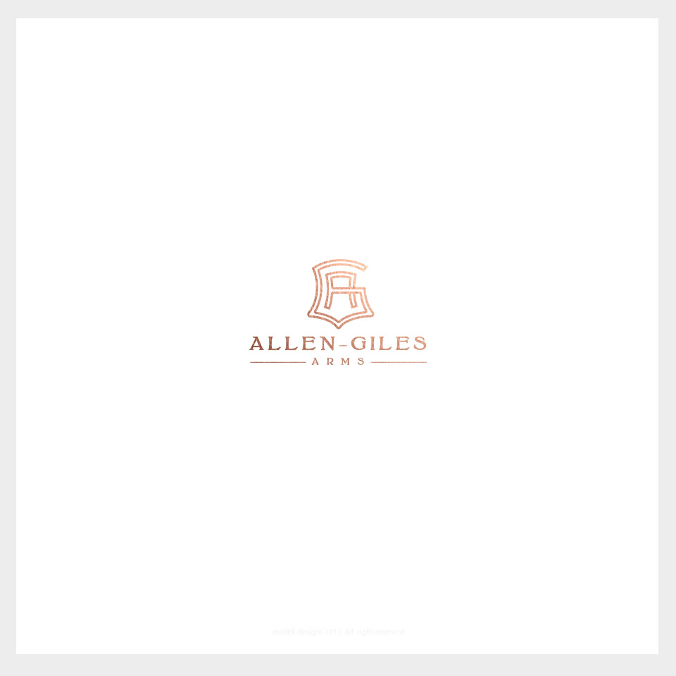 Professional, Serious, Gun Logo Design for Allen-Giles Arms by Alex ...