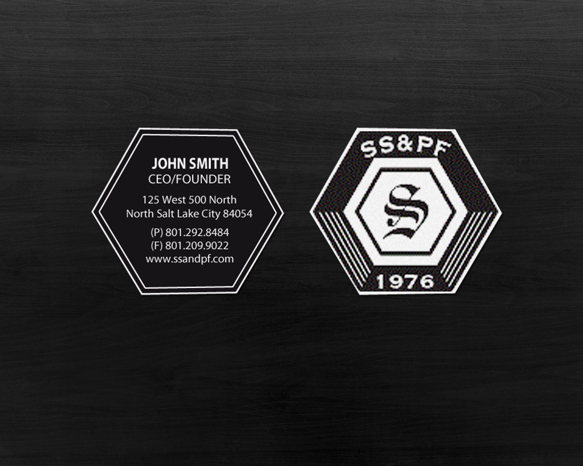 Bold, Masculine, Business Business Card Design for Structural Steel ...