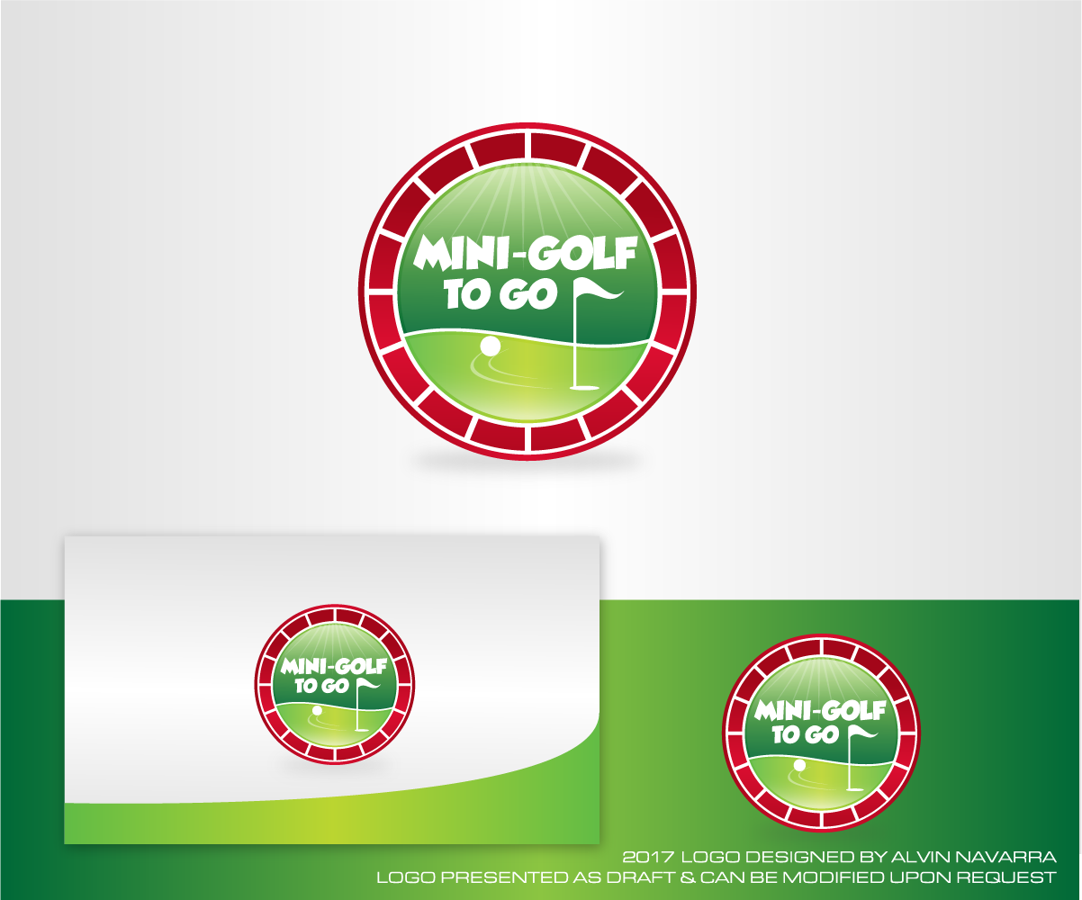 Playful, Colorful, Entertainment Logo Design for Mini-Golf To Go by ...