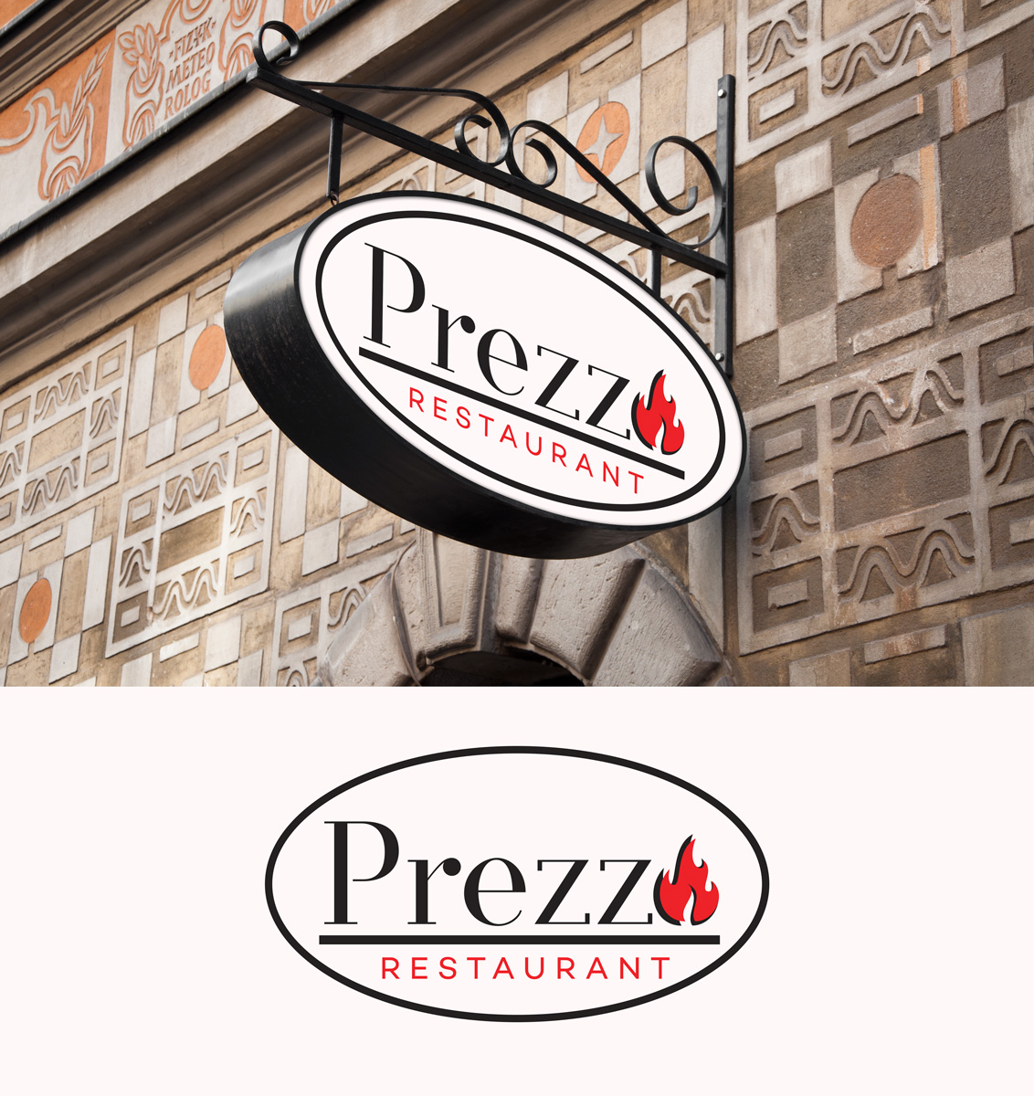 Restaurant Logo Design for Prezzo by Impressive Sol | Design #15594816