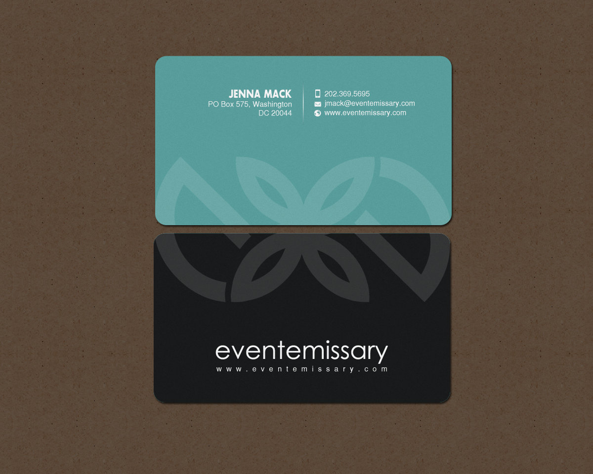Professional, Upmarket, Event Planning Business Card Design for a ...