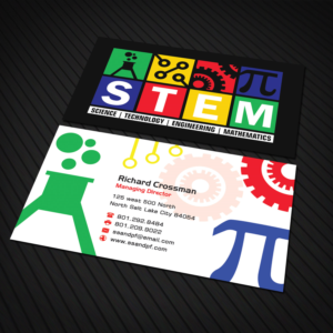 STEM business card project for a STEM teacher | 55 Business Card ...