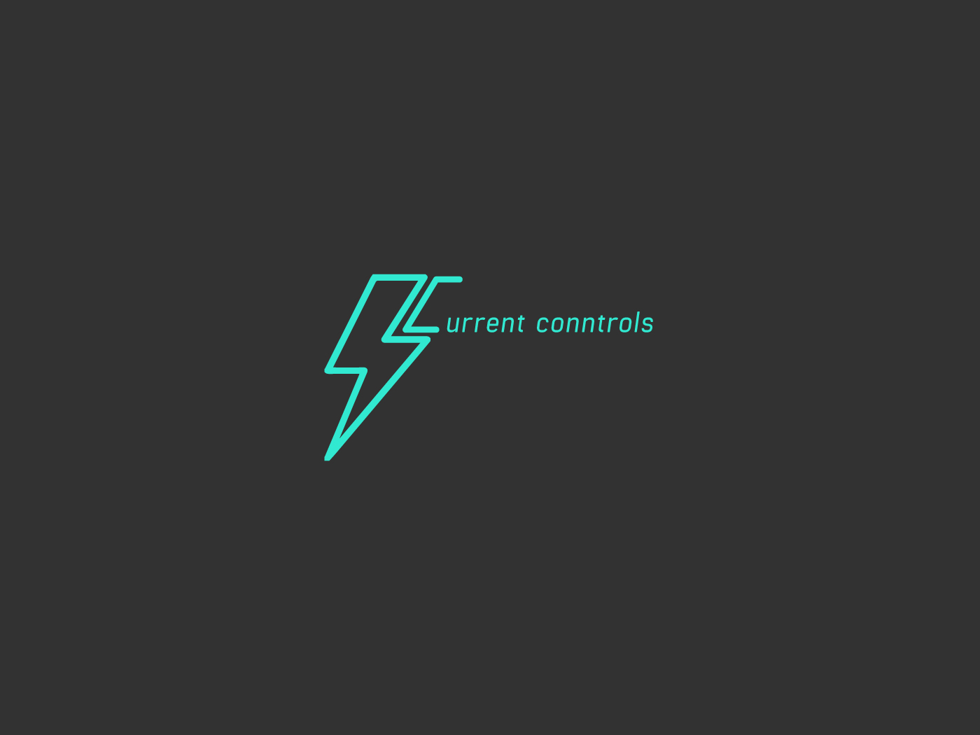 Elegant, Playful, Electrical Logo Design for Current Controls by Petar ...