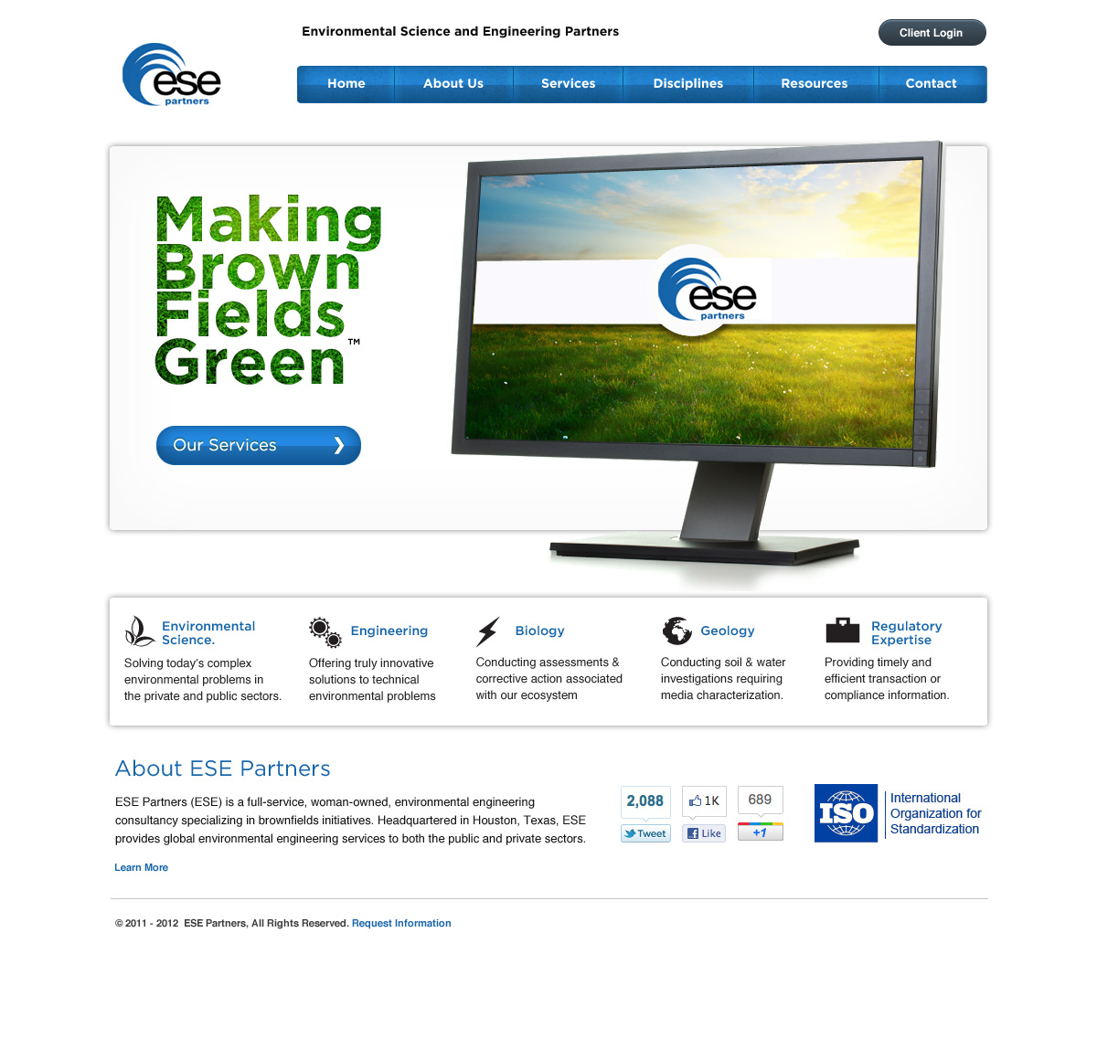 Serious, Modern, Software Web Design for Atomic Design & Consulting by ...