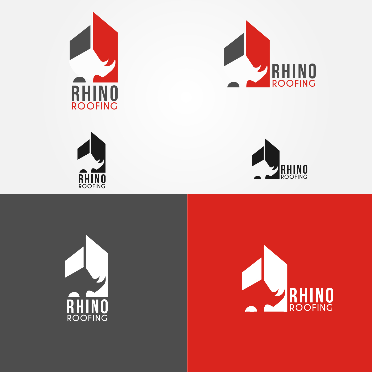Elegant, Playful, It Company Logo Design for Rhino Roofing by Sharaan ...