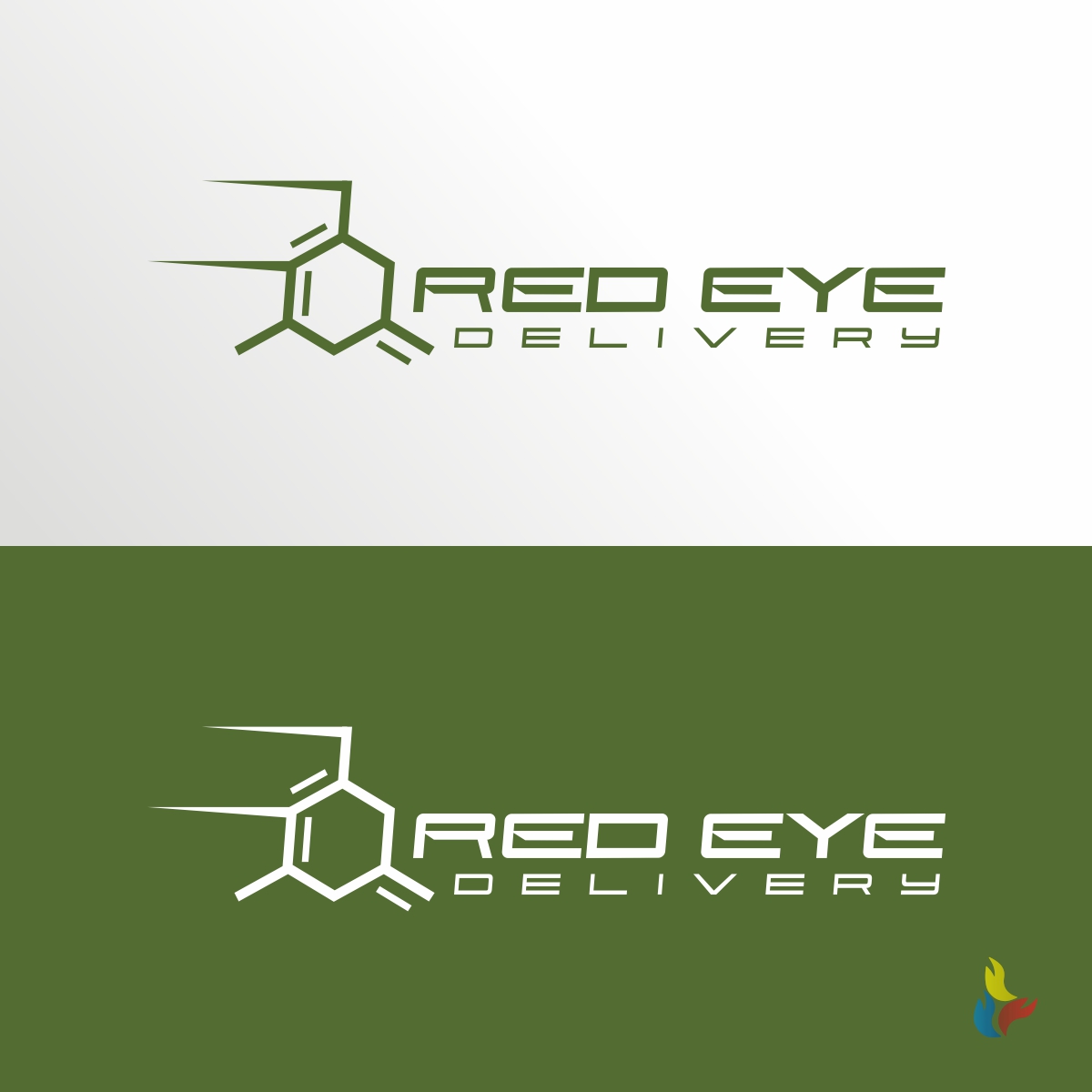 Elegant, Modern, Delivery Service Logo Design for Red Eye Delivery by ...